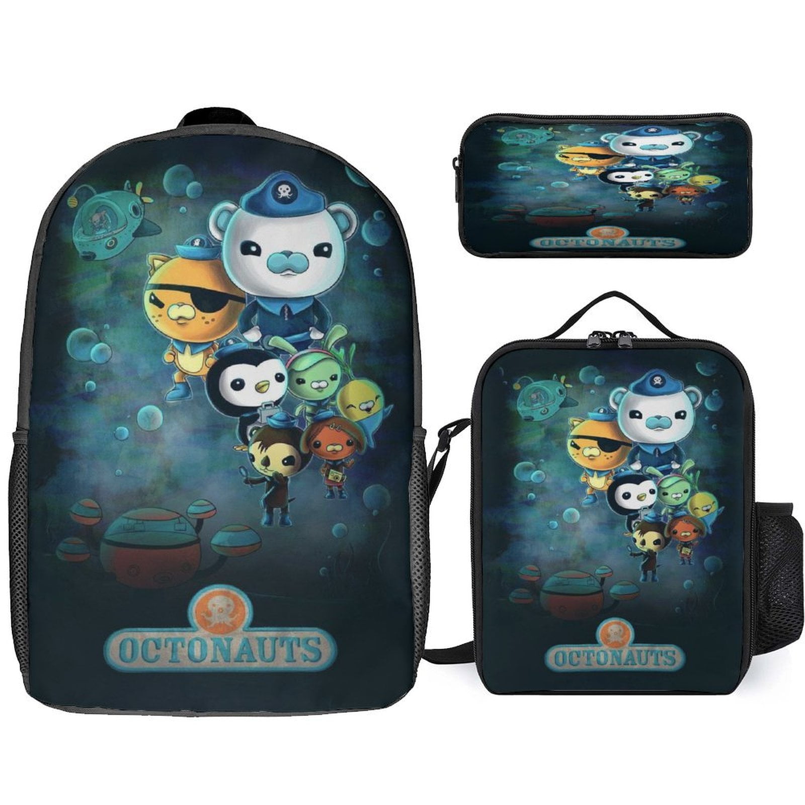 Octonau-t Backpack 3PCS Backpack Set Lunch Box and Pencil Case ...