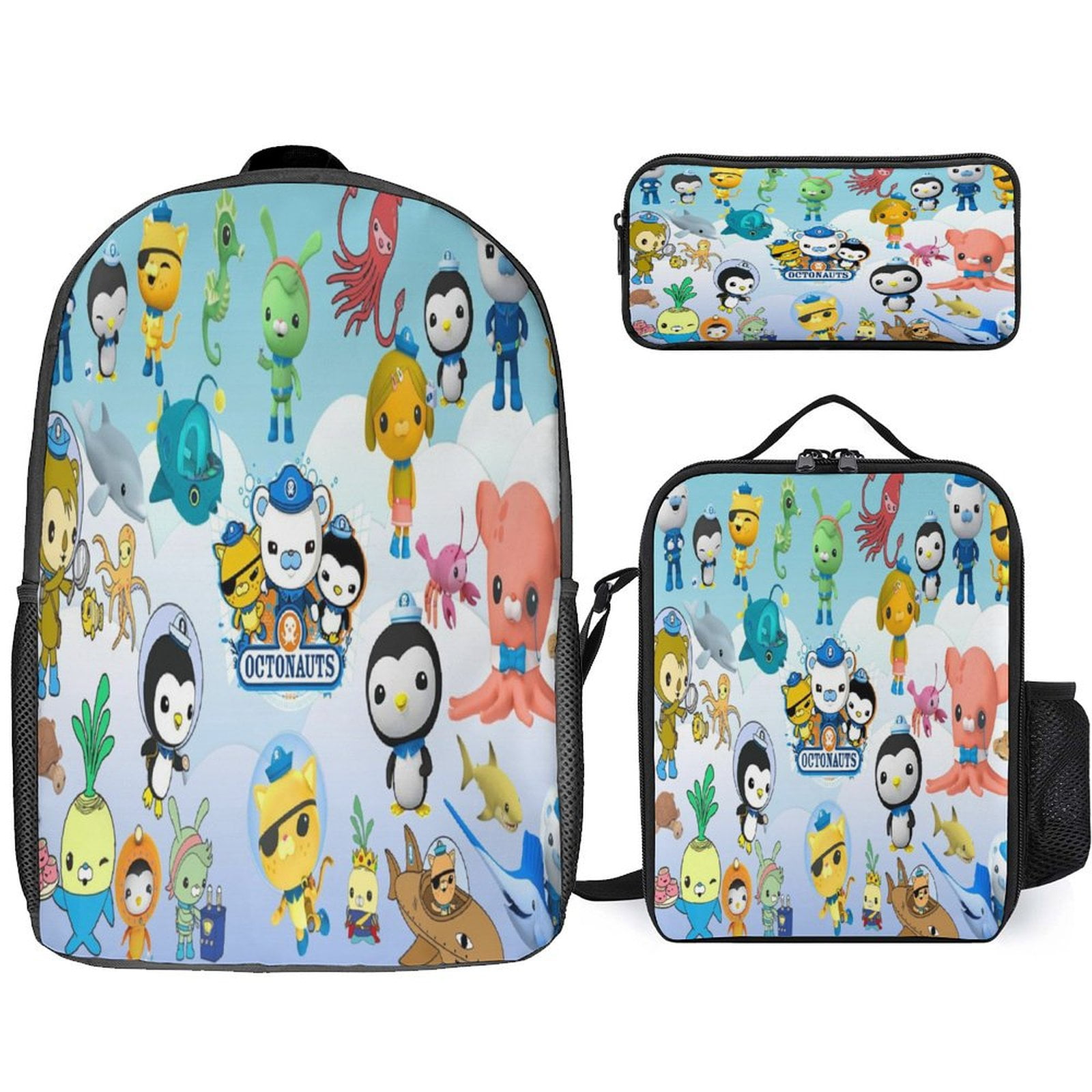 Octonau-t Backpack 3PCS Backpack Set Lunch Box and Pencil Case ...