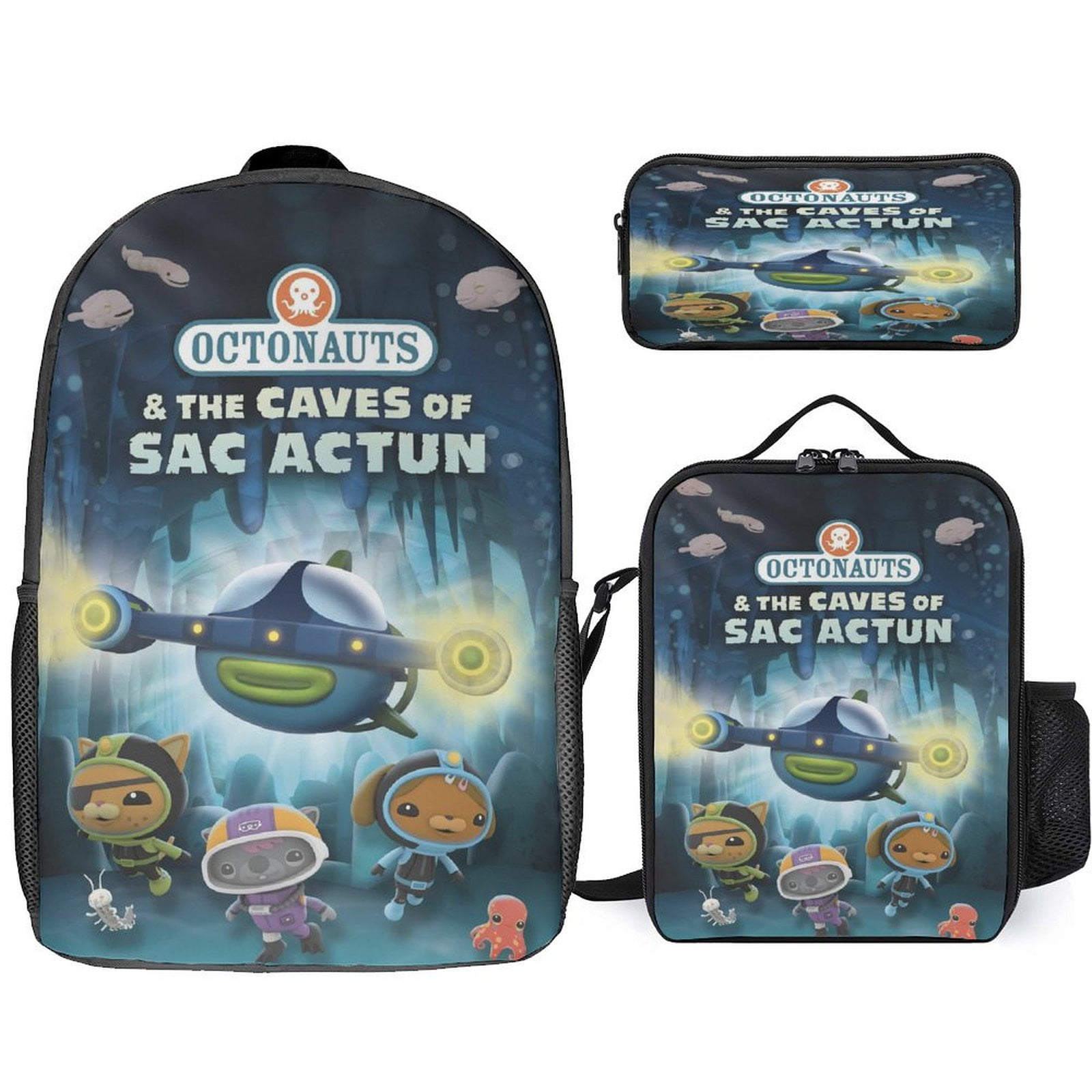 Octonau-t Backpack 3PCS Backpack Set Lunch Box and Pencil Case ...