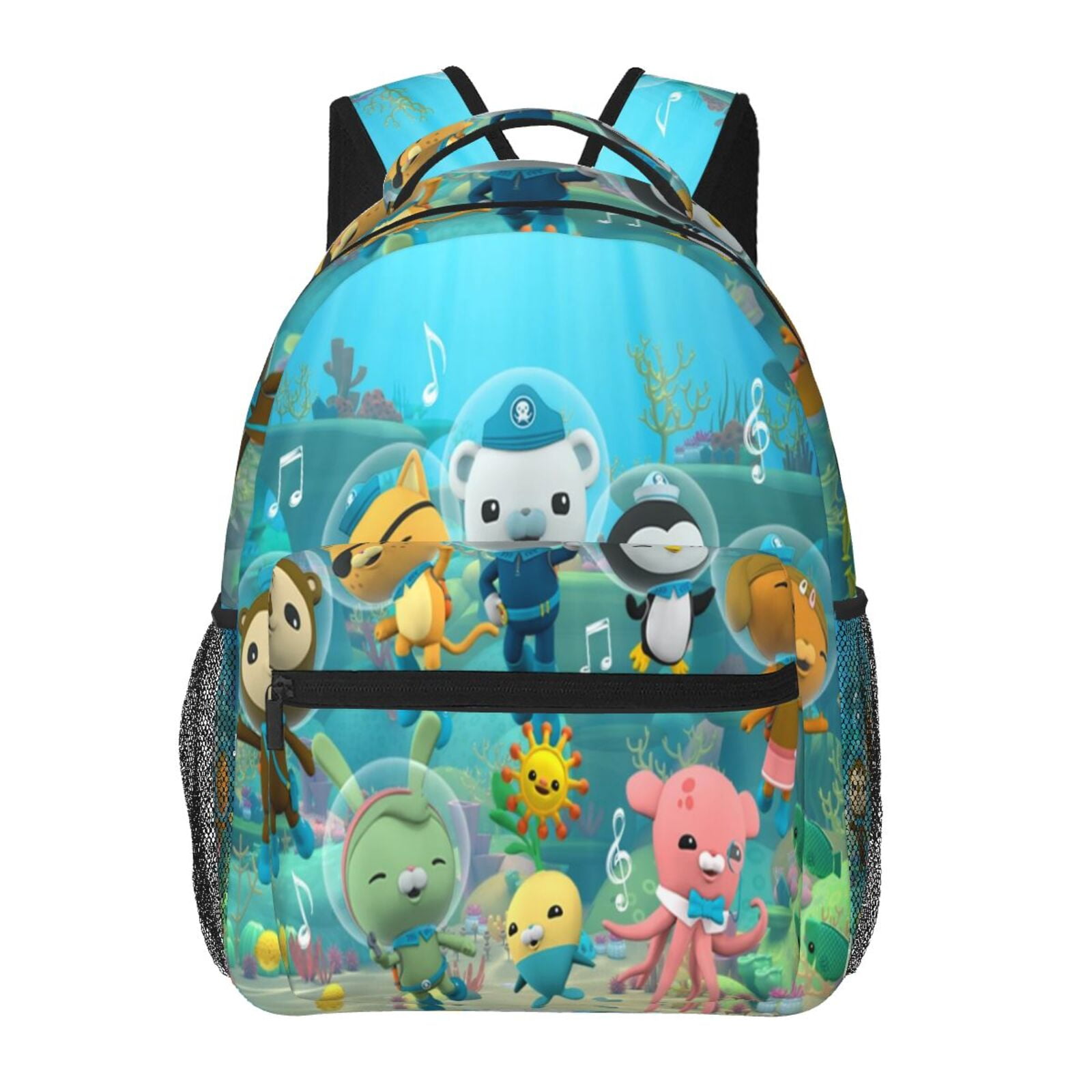 Octonauts Backpack 3d Printed Cartoon School Bag Bookbag With Double ...