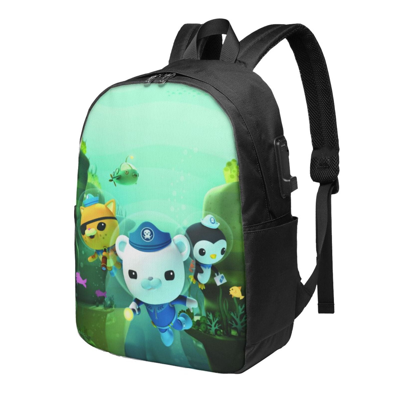Octonauts Backpack Book Bags Casual Daypack For Travel Work Office ...