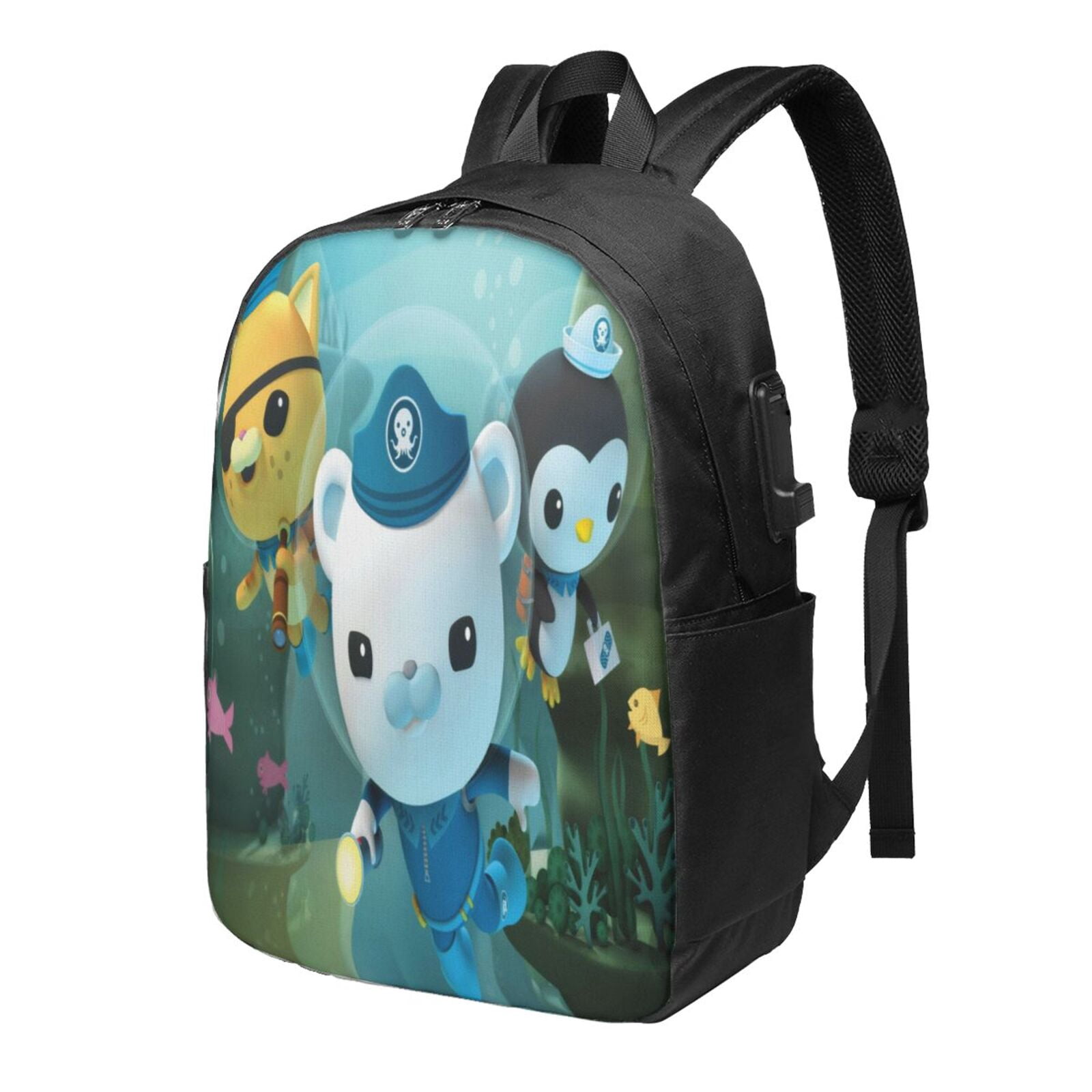 Octonauts Backpack Book Bags Casual Daypack For Travel Work Office ...