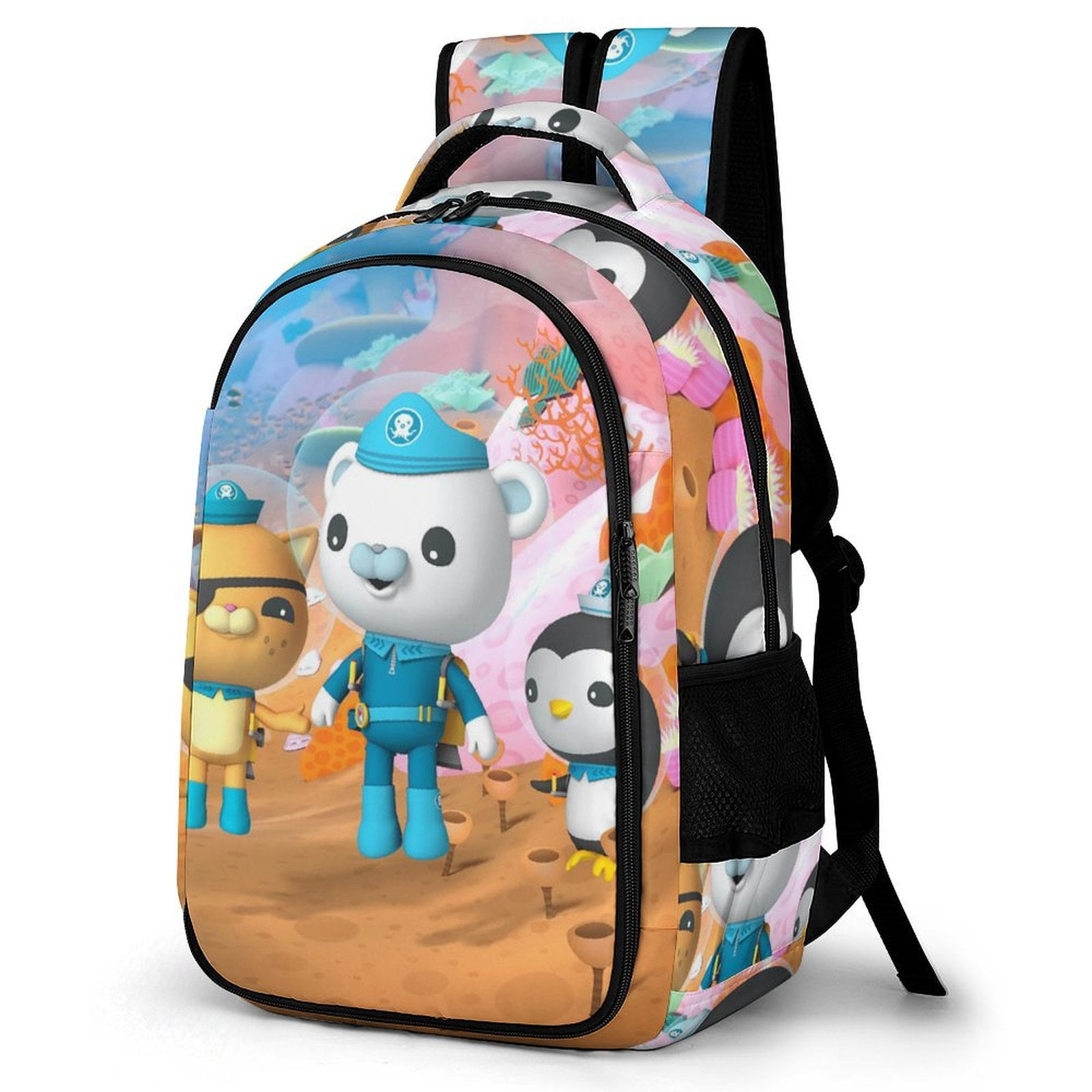 Octonauts Backpack Book Bags Casual Daypack for Travel Work Office ...