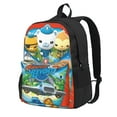 Octonau-t Backpack HD Printed Book Bag Cartoon Perfect Book Bag Gift ...