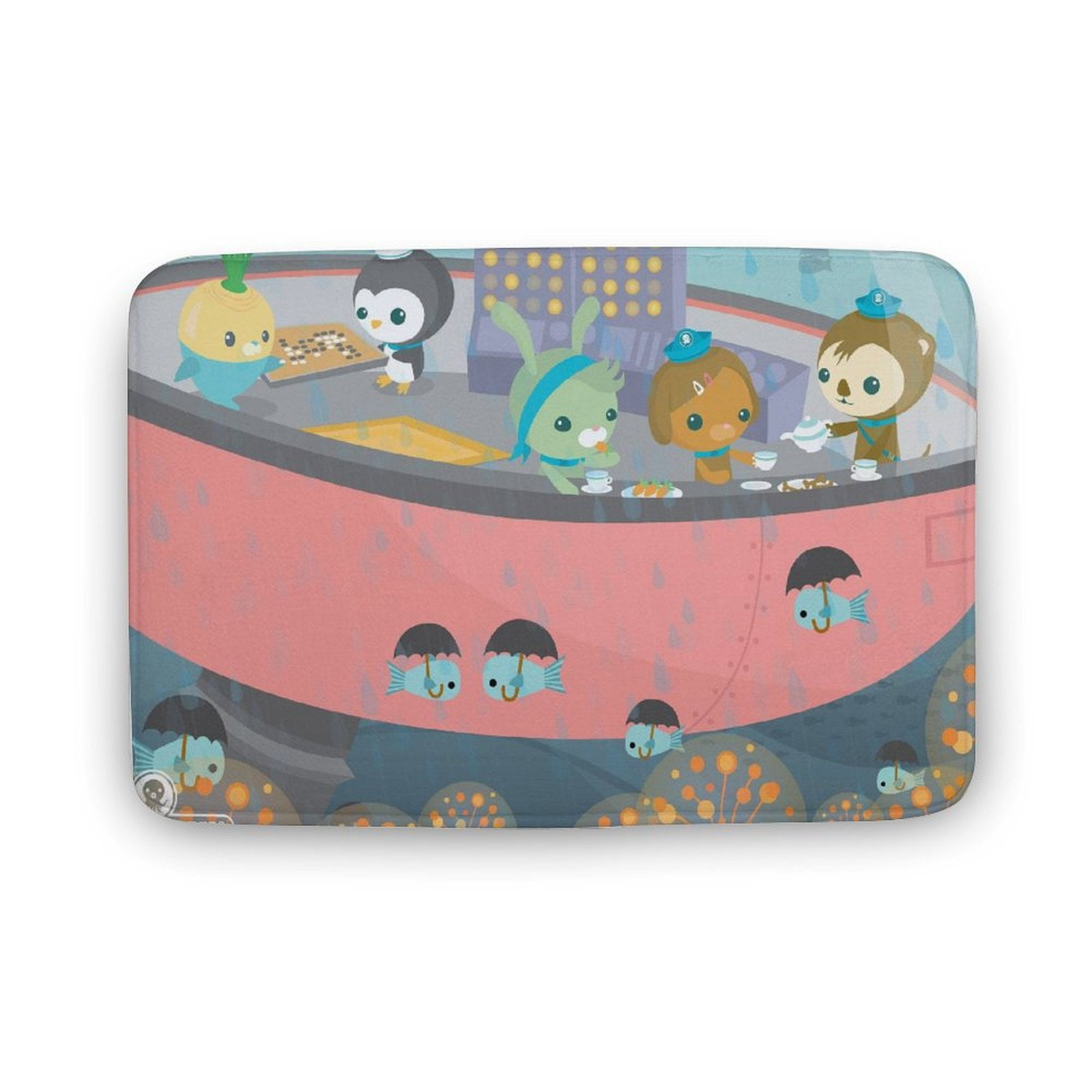 Octonauts Bathroom Rugs, Soft Absorbent Bath Mats, Quick Dry Bath ...