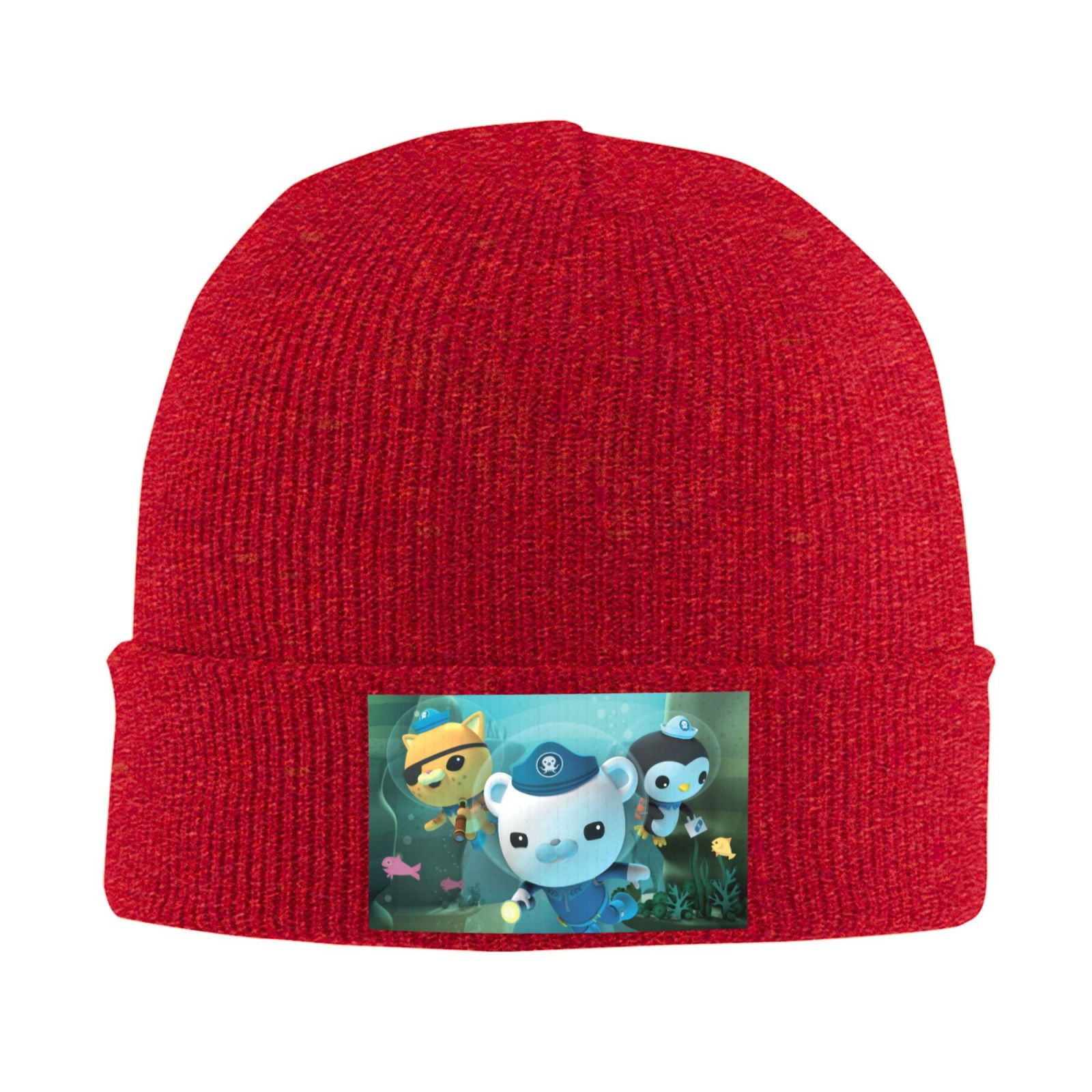 Octonauts Beanie Hat for Men Women Beanies Warm Cozy Knitted Skull Caps Red - Walmart.com