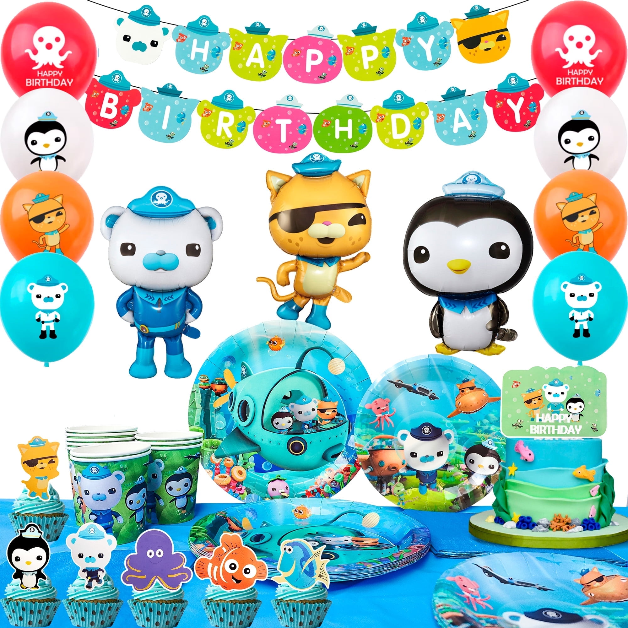 Octonauts Birthday Decorations, Octonauts Party Supplies Party ...