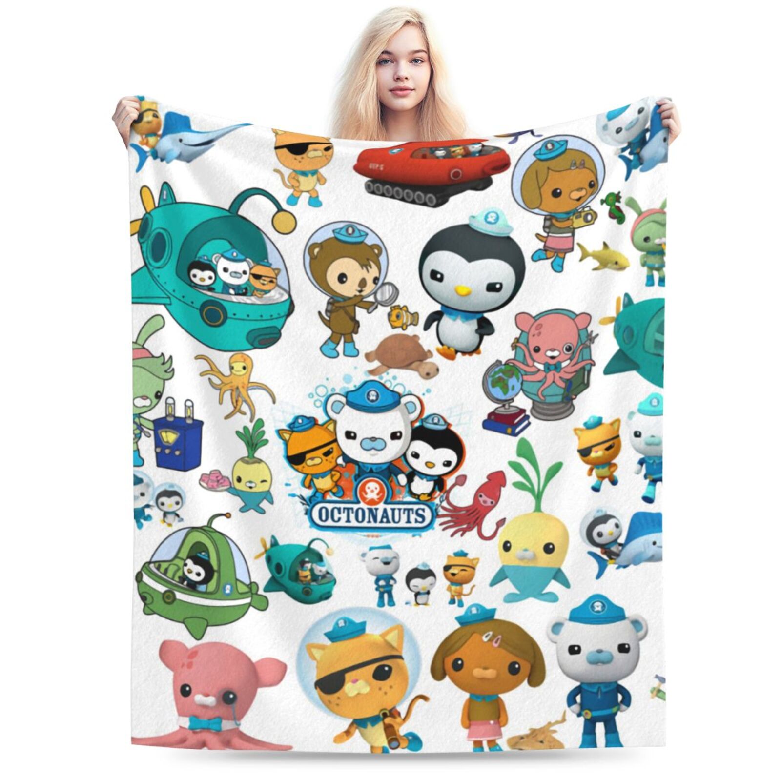 Octonauts Blanket Cozy Warm Flannel Throw Blanket for Living Room ...