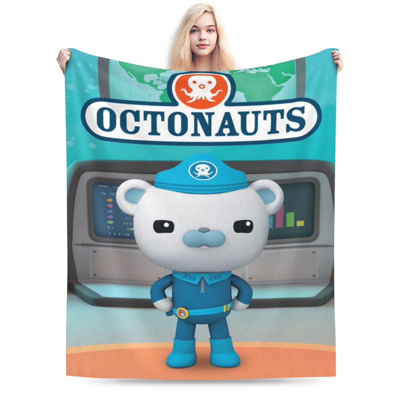 Octonauts Blanket Cozy Warm Flannel Throw Blanket for Living Room ...