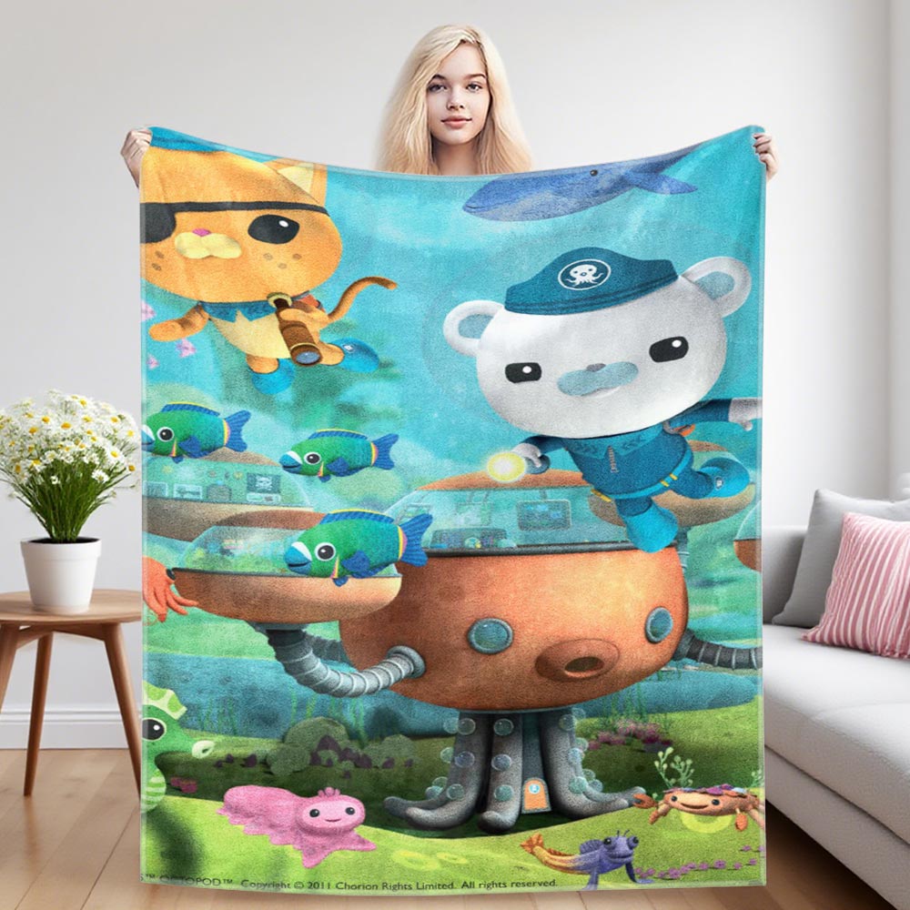 Octonauts Blankets Gift Throw Birthday Christmas 60"X80" Present ...