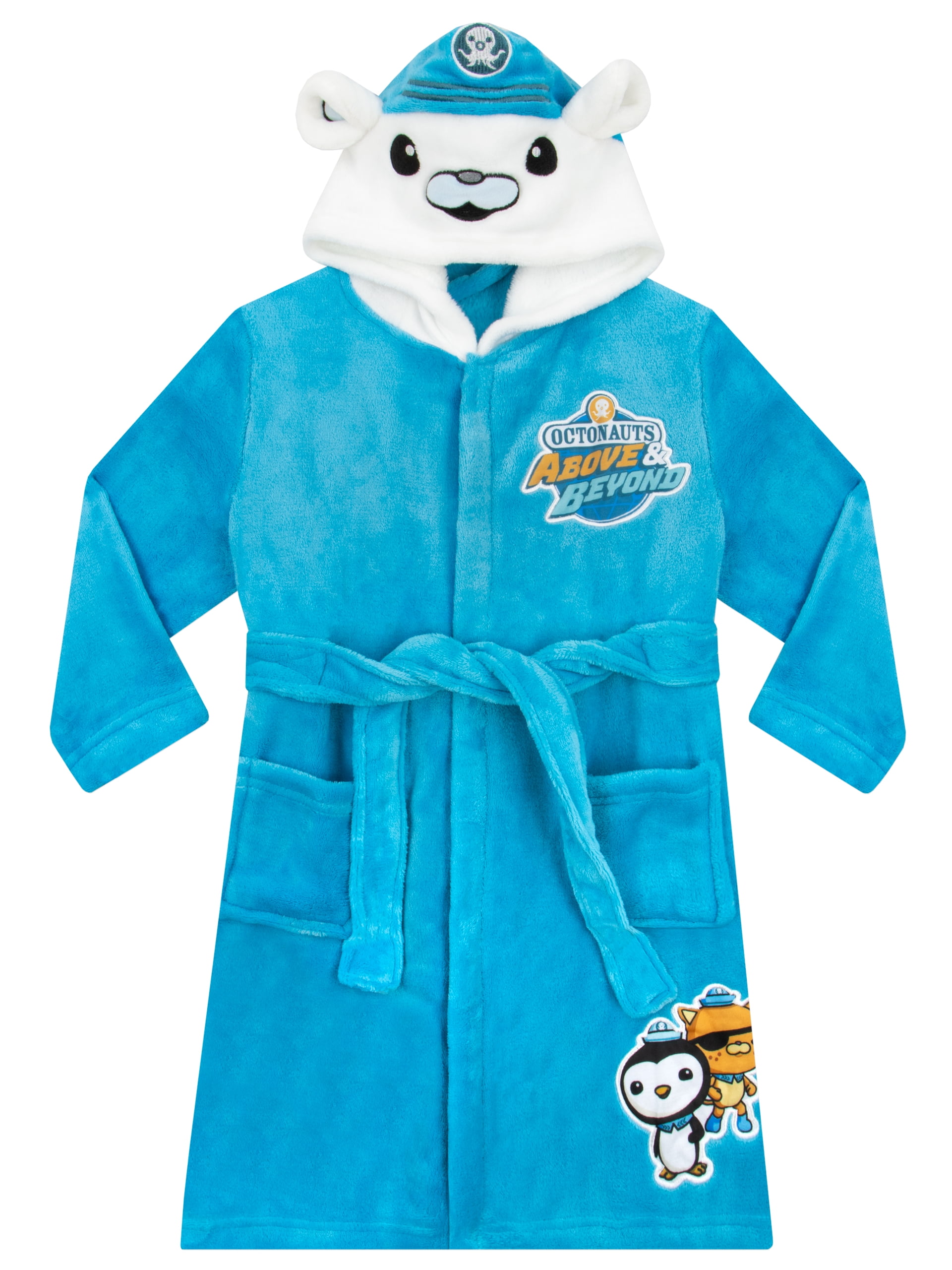 Octonauts Boys Captain Barnacles Bath Robe Sizes 2T-6 - Walmart.com