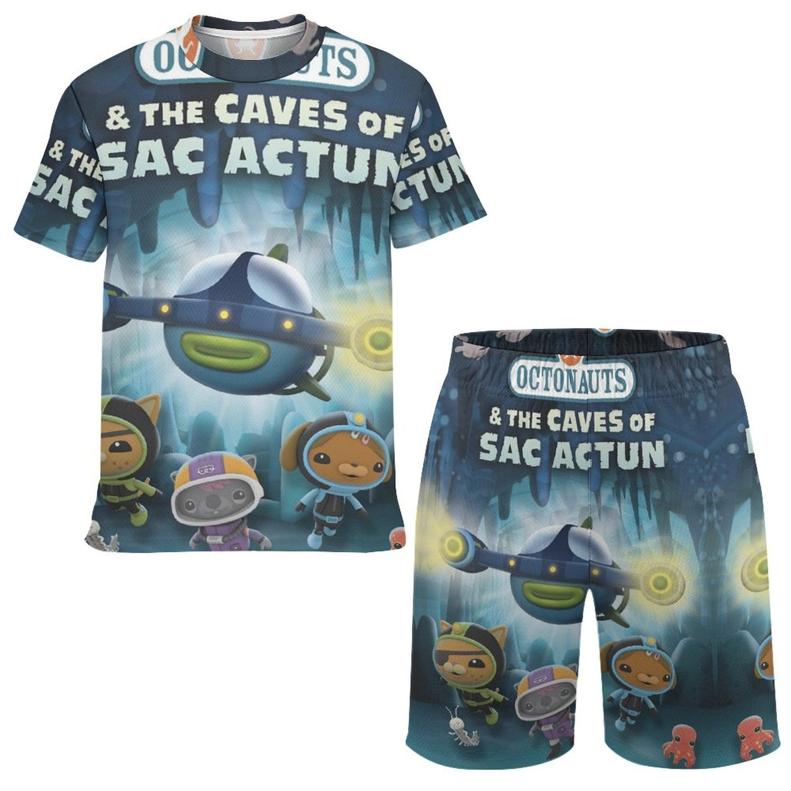 Octonauts Boys Short Sleeve Mesh T-Shirt And Shorts Outfit Set Summer ...