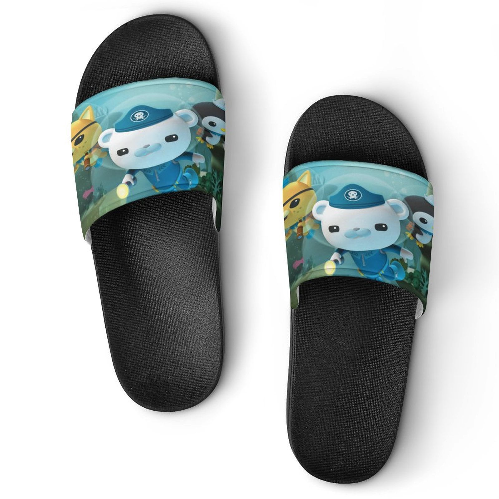 Octonauts Boys Slide Sandals, Comfort Casual Pool Slide Outdoor, Slip ...