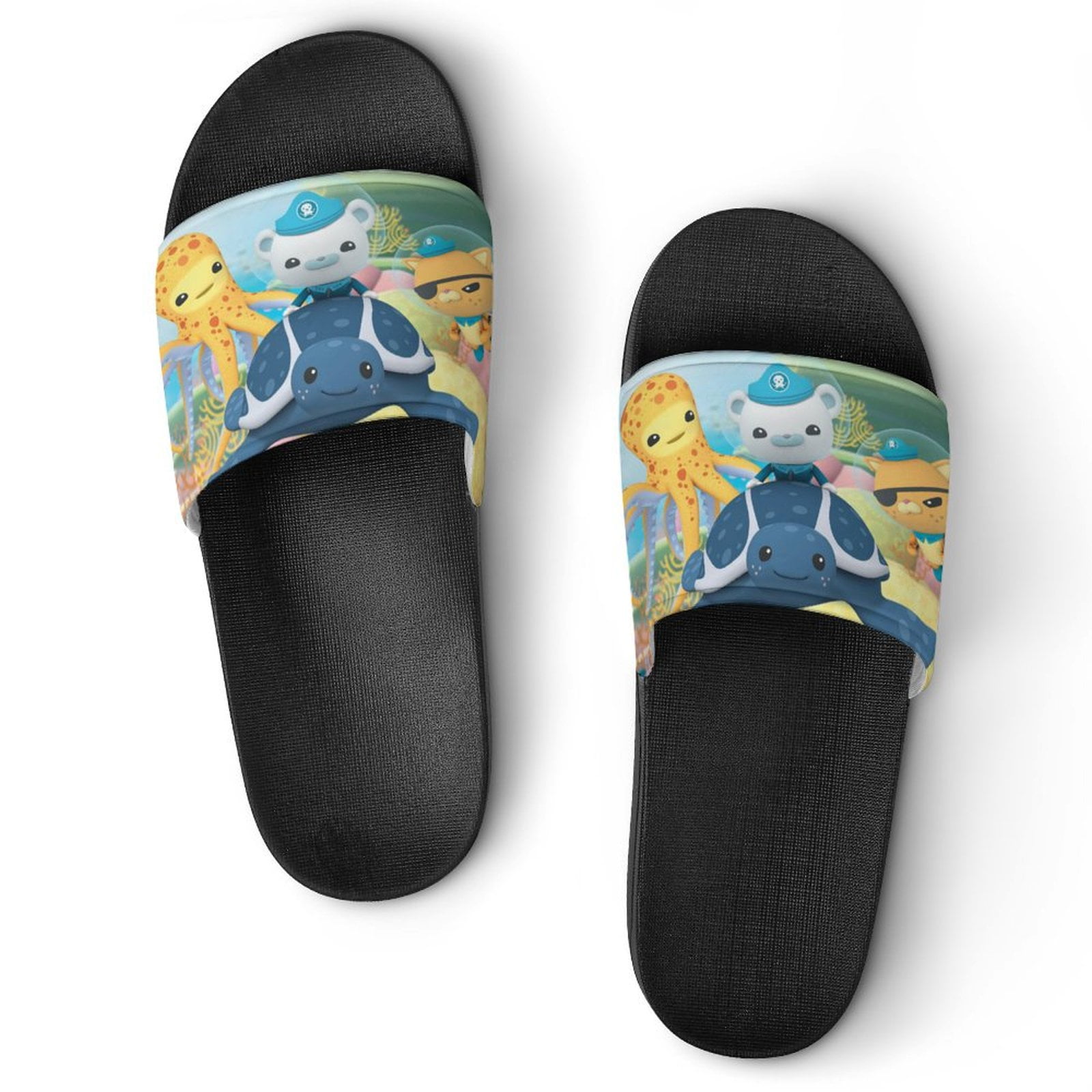 Octonauts Boys Slide Sandals, Comfort Casual Pool Slide Outdoor, Slip ...