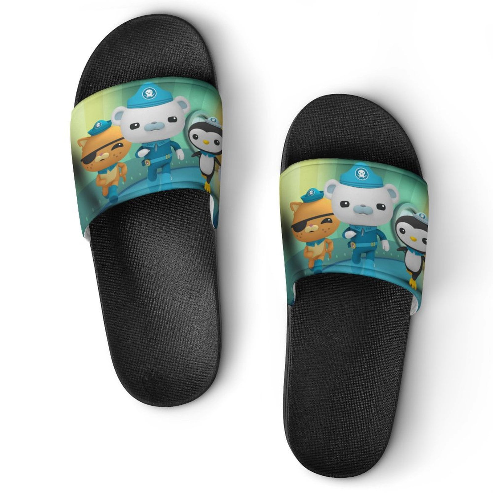 Octonauts Boys Slide Sandals, Comfort Casual Pool Slide Outdoor, Slip ...