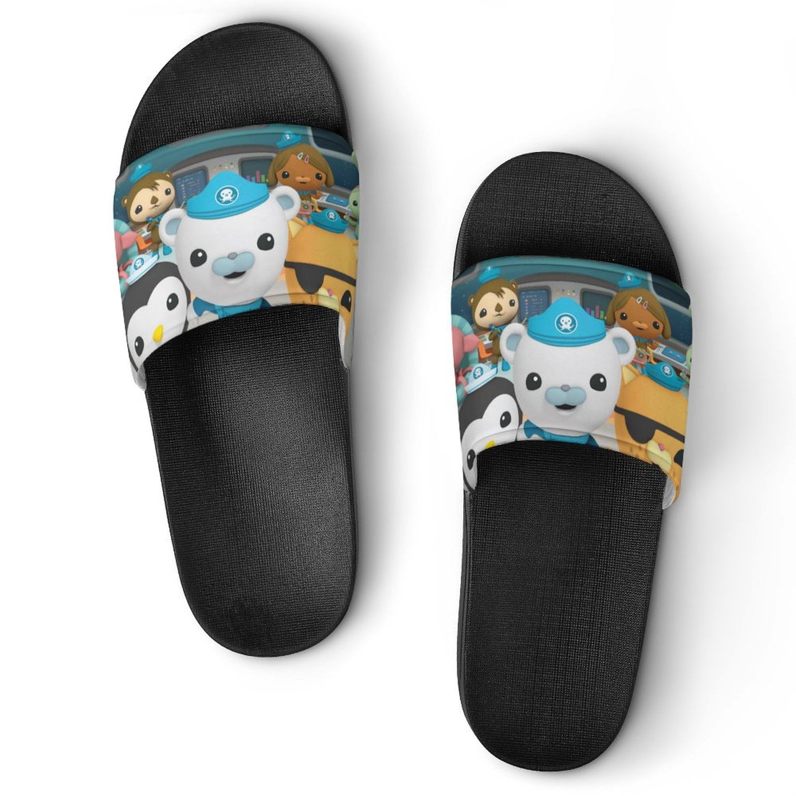 Octonauts Boys Slide Sandals, Comfort Casual Pool Slide Outdoor, Slip ...