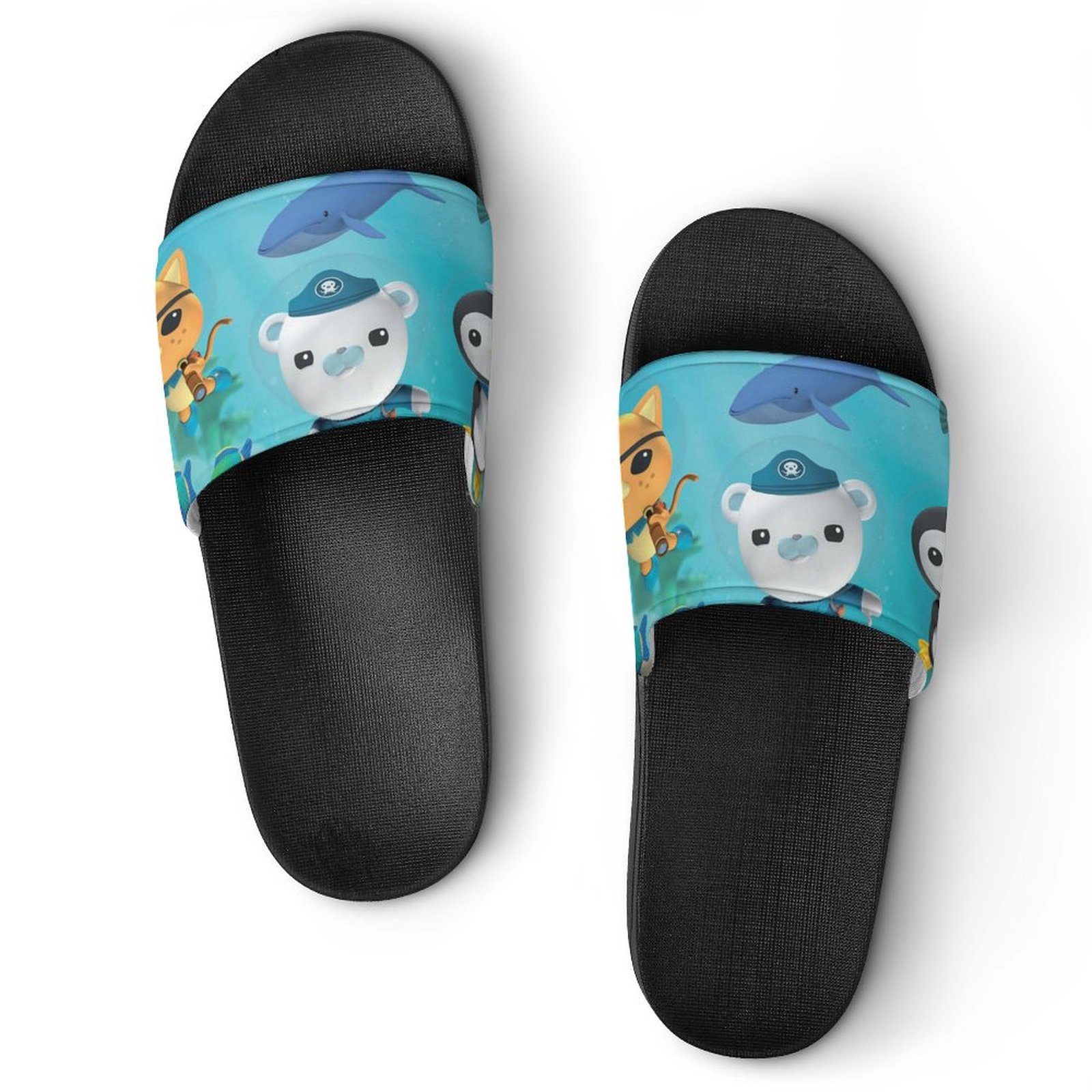 Octonauts Boys Slide Sandals, Comfort Casual Pool Slide Outdoor, Slip ...