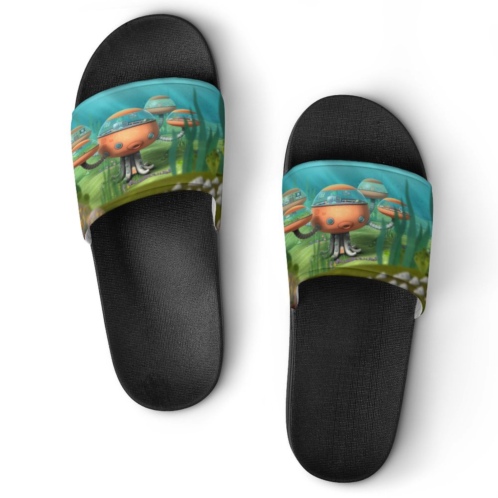 Octonauts Boys Slide Sandals, Comfort Casual Pool Slide Outdoor, Slip ...