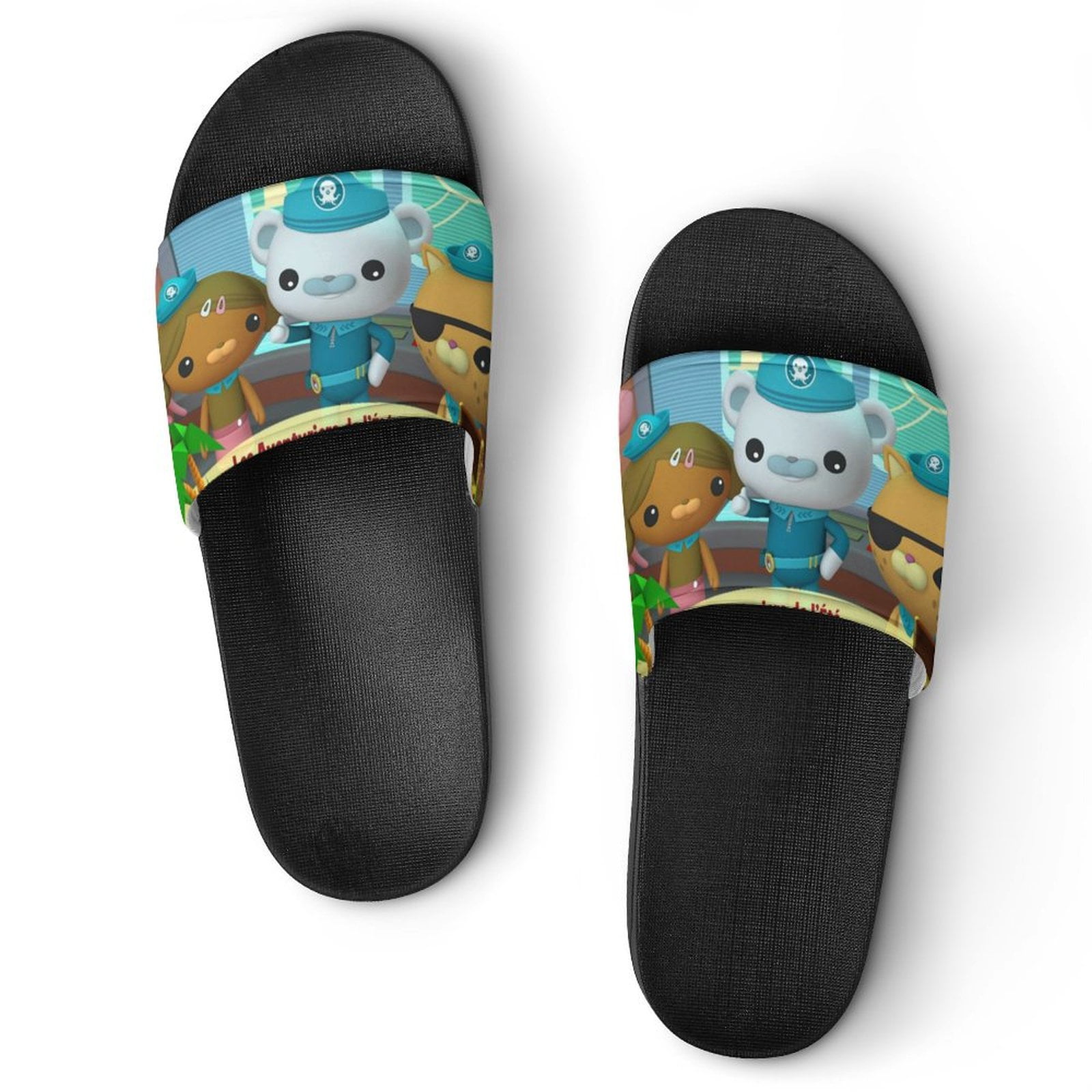 Octonauts Boys Slide Sandals, Comfort Casual Pool Slide Outdoor, Slip ...