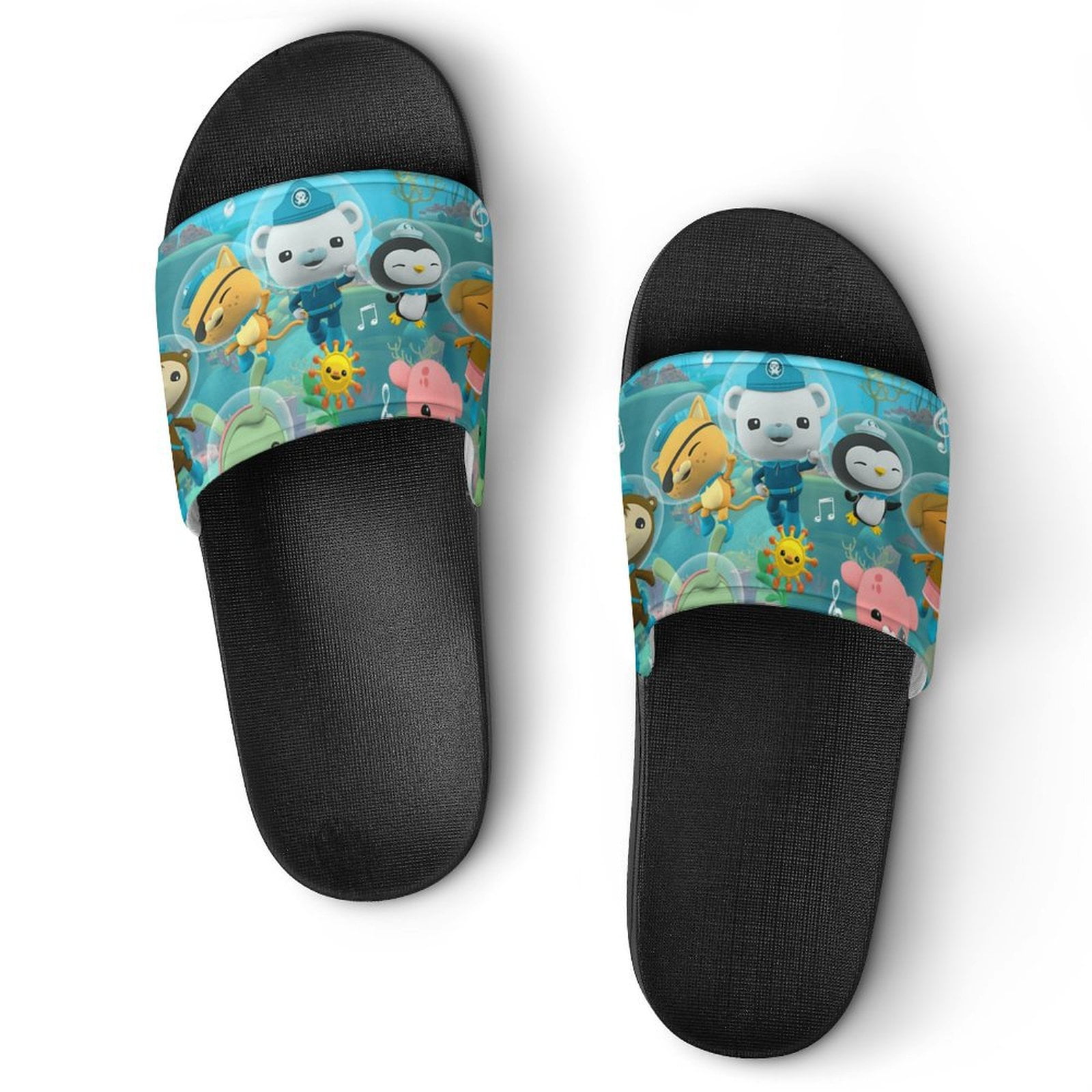 Octonauts Boys Slide Sandals, Comfort Casual Pool Slide Outdoor, Slip ...
