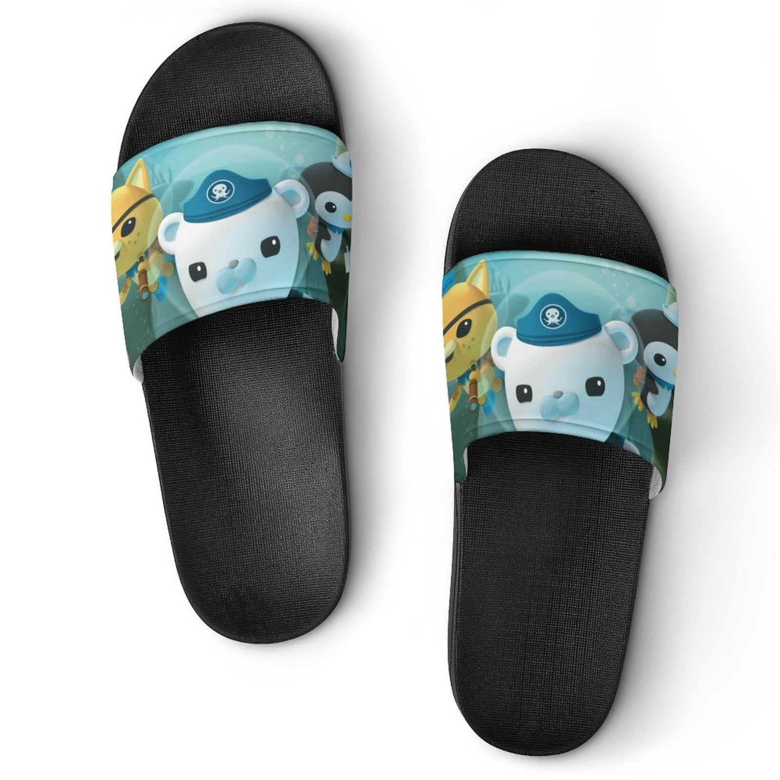 Octonauts Boys Slide Sandals, Comfort Casual Pool Slide Outdoor, Slip ...