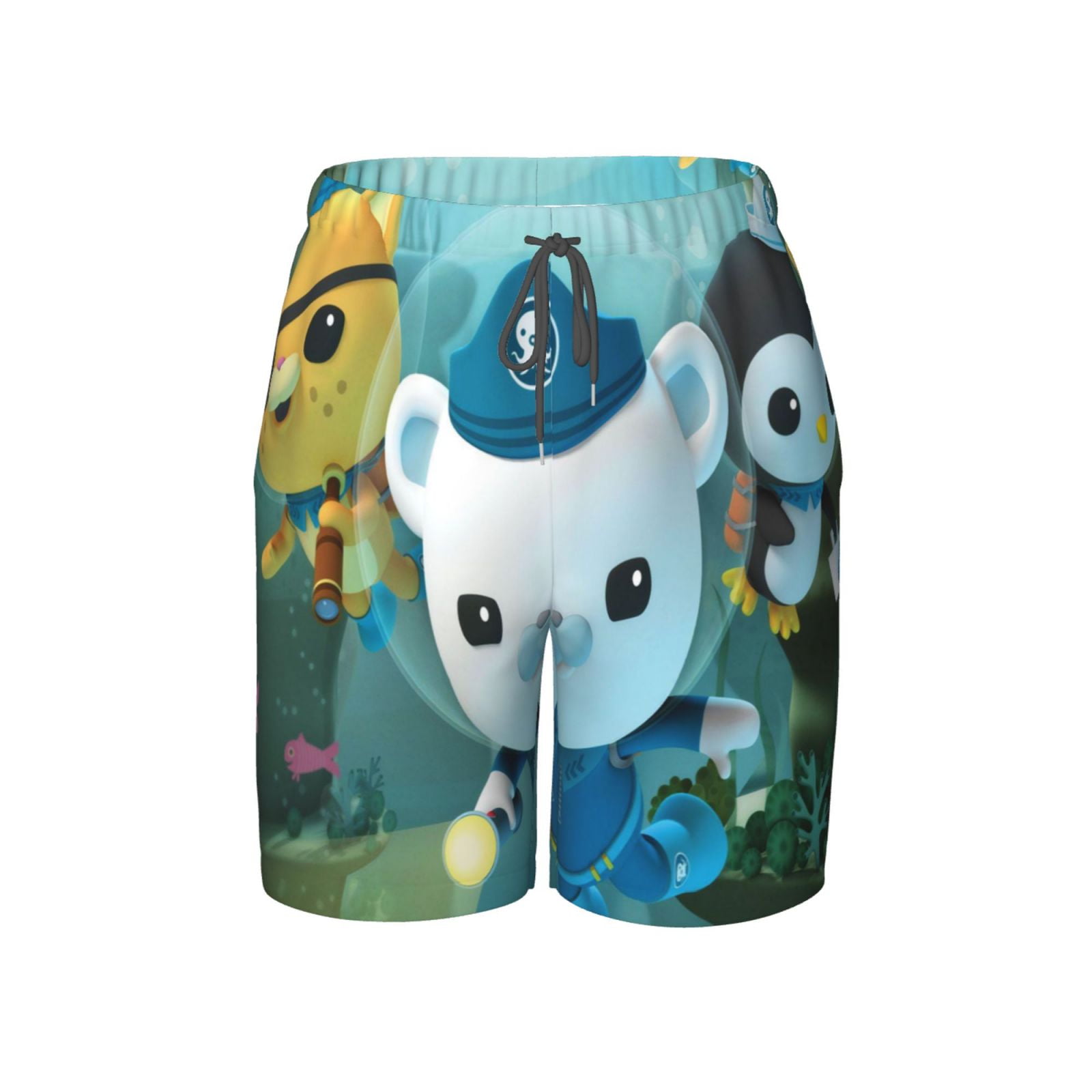 Octonau-t Boys Swim Trunks with Mesh Liner Swim Shorts Youth Anti Swim ...