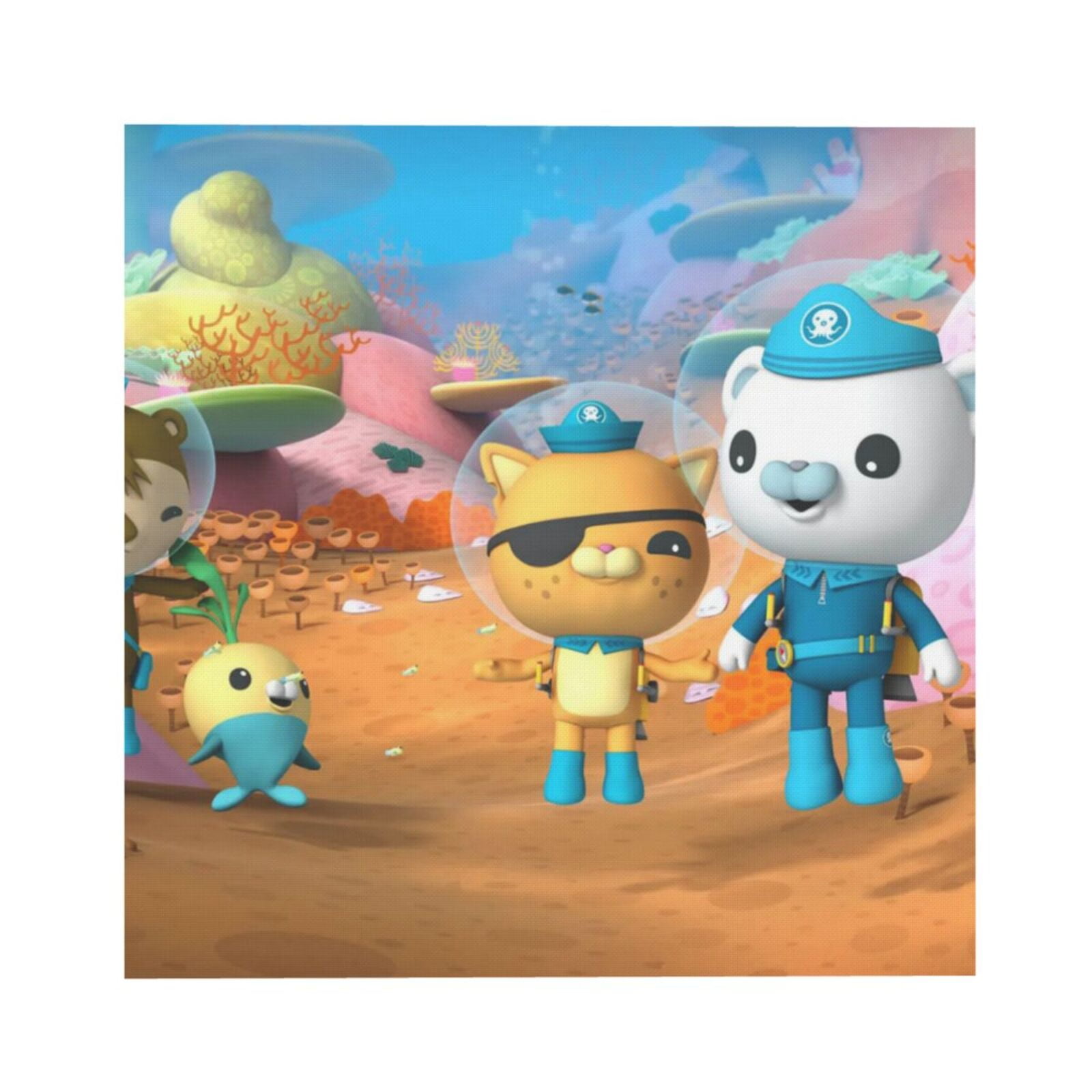 The Octonauts Canvas Decorative Poster Square Unframe Wall Poster Art ...