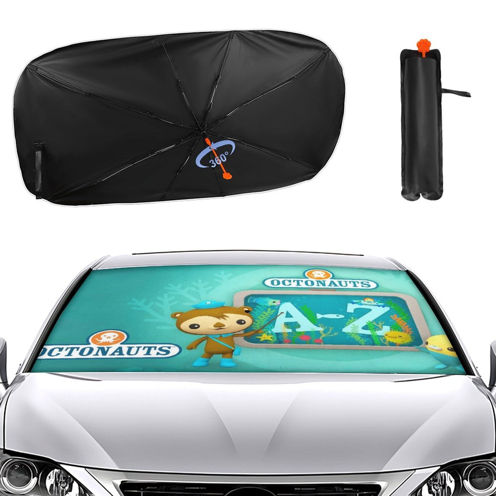 Octonauts Car Umbrella Windshield Sun Shade, Windshield Cover Sunshade ...