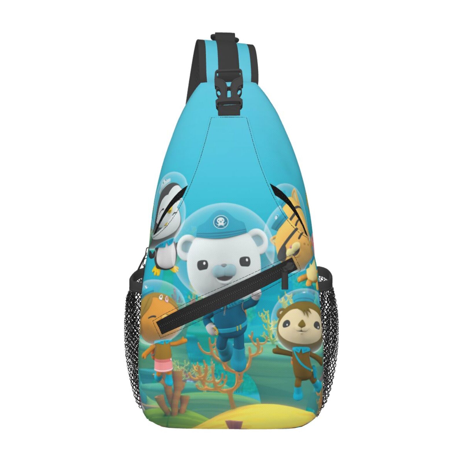 Octonauts Casual Sling Bag Crossbody Shoulder Backpack Gym Sports ...