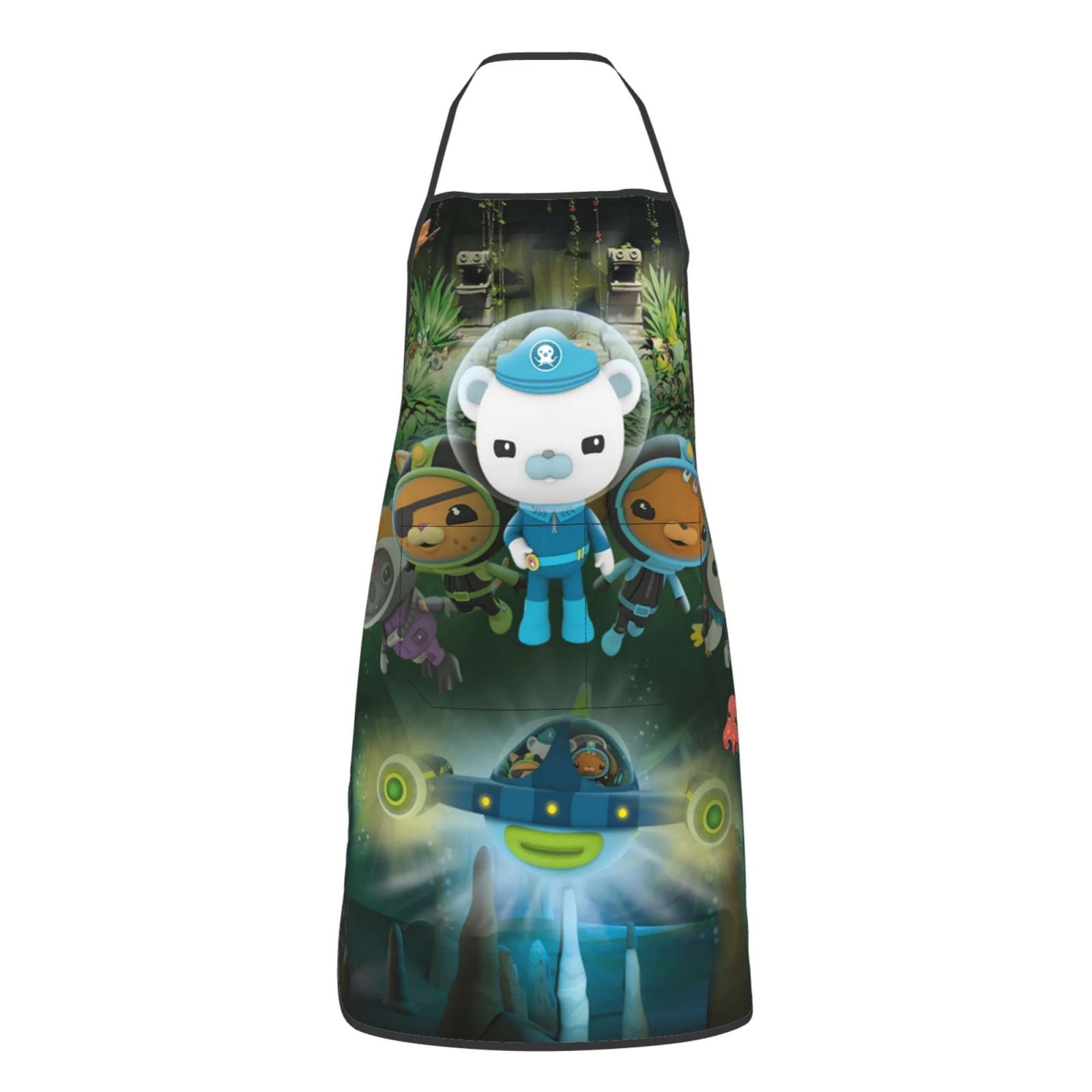 Octonau-t Cooking Aprons Grilling Kitchen Aprons With Pockets For Men ...