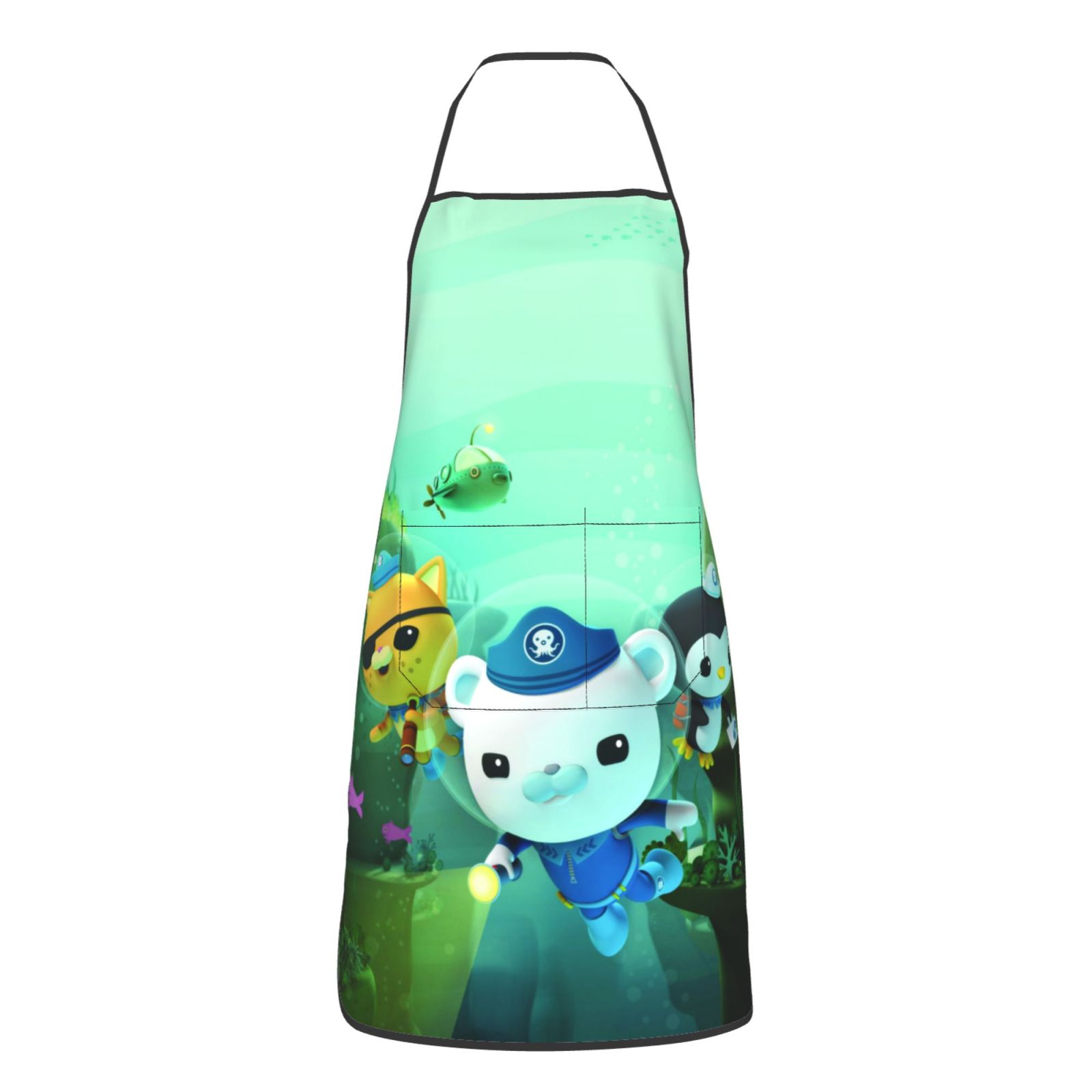 Octonau-t Cooking Aprons Grilling Kitchen Aprons With Pockets For Men ...
