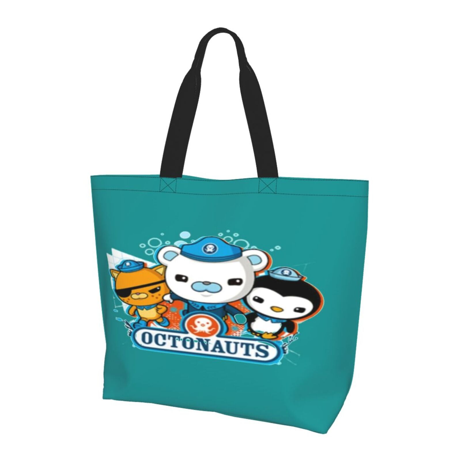 Octonauts Cute Extra Large Canvas Tote Bag for Gym Beach Travel ...