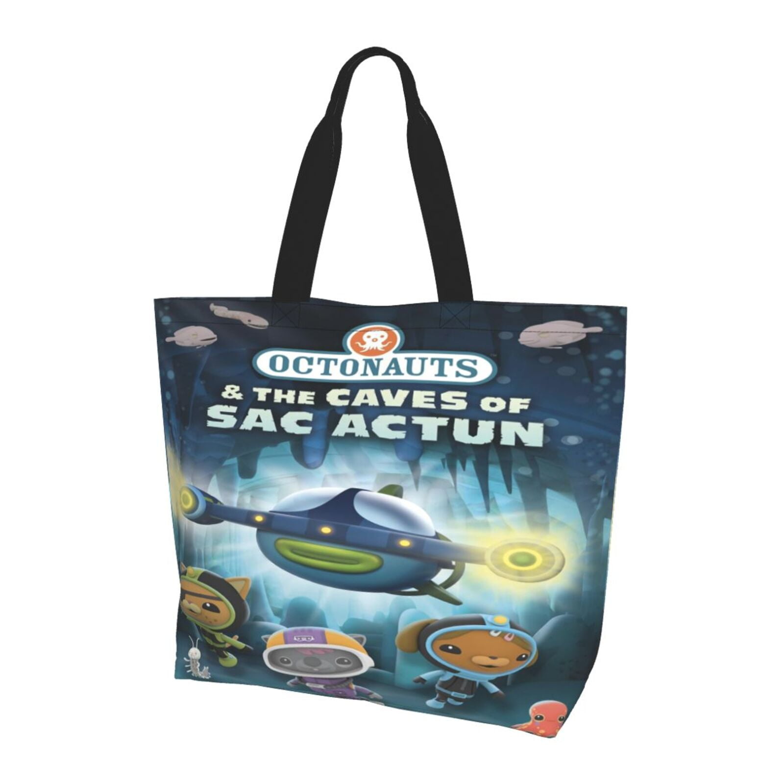 Octonauts Cute Extra Large Canvas Tote Bag for Gym Beach Travel ...