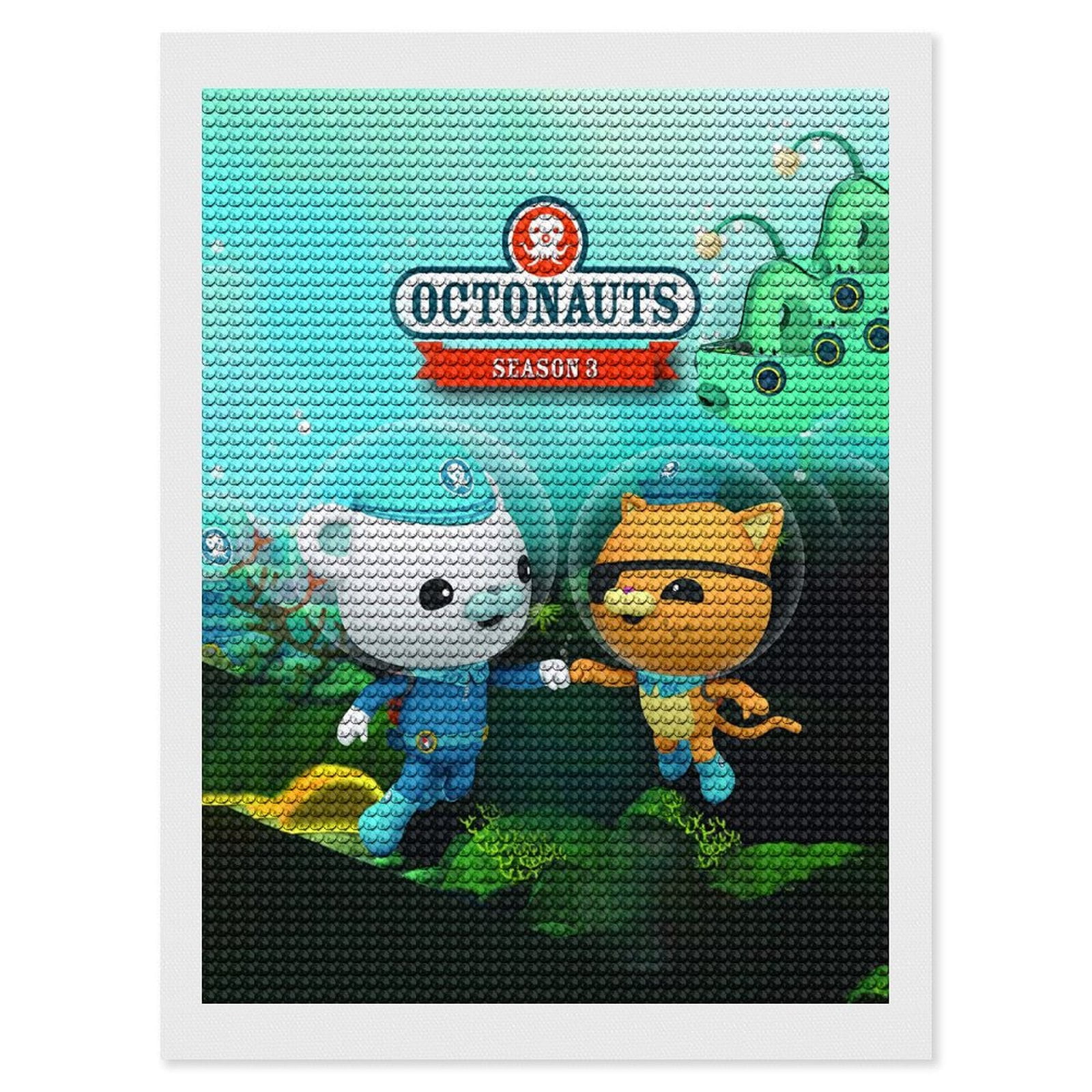 Octonauts Diamond Art Kits for Adults Full Drill Diamond Art Anime ...