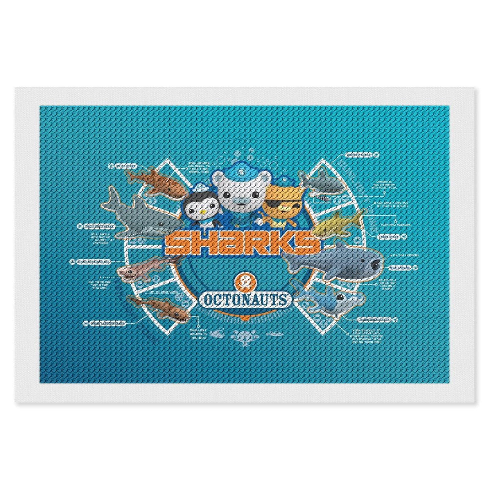 Octonauts Diamond Art Kits for Adults Beginners Round 5D Paint with ...