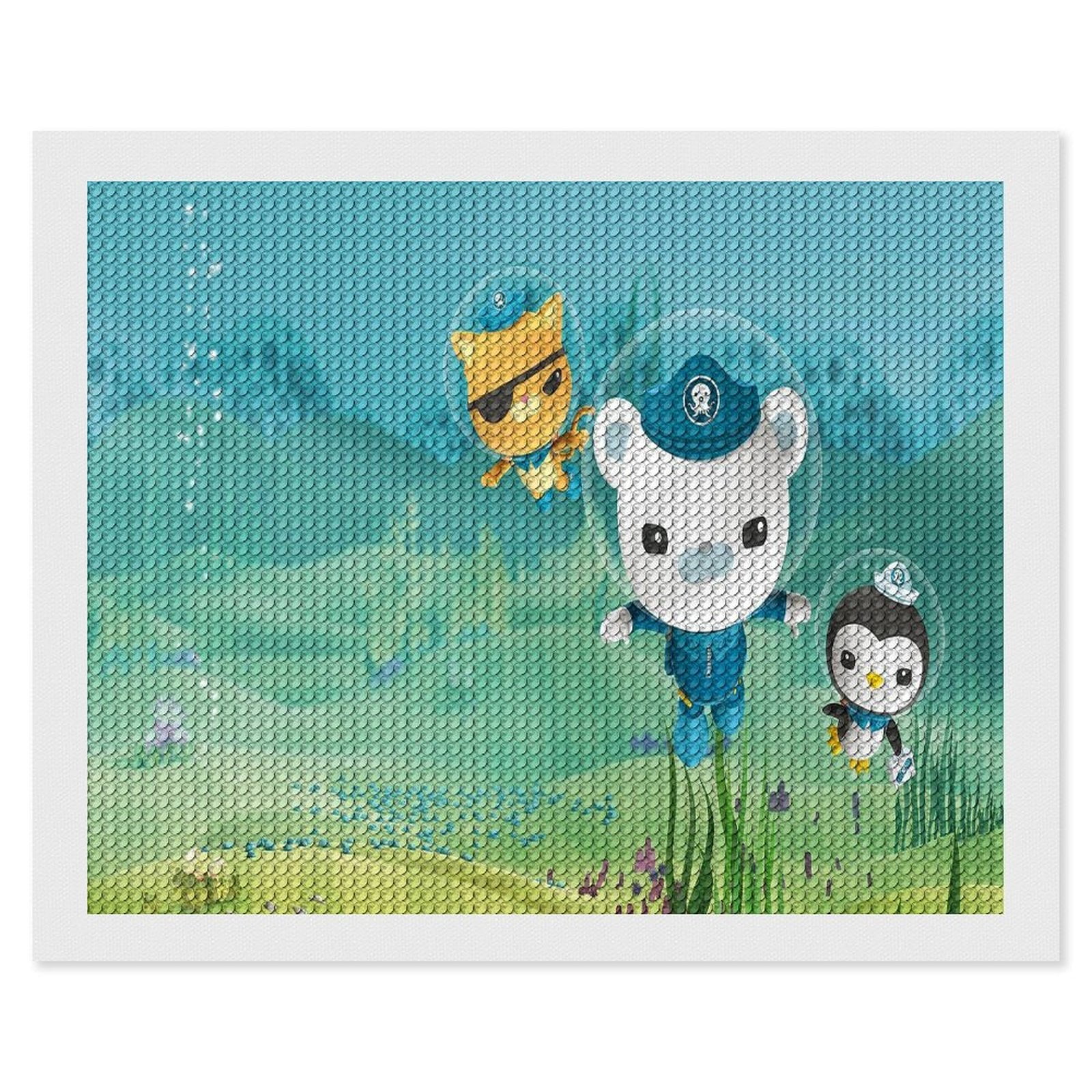 Octonauts Diamond Art Kits for Adults, Diamond Art Gem Art Painting ...