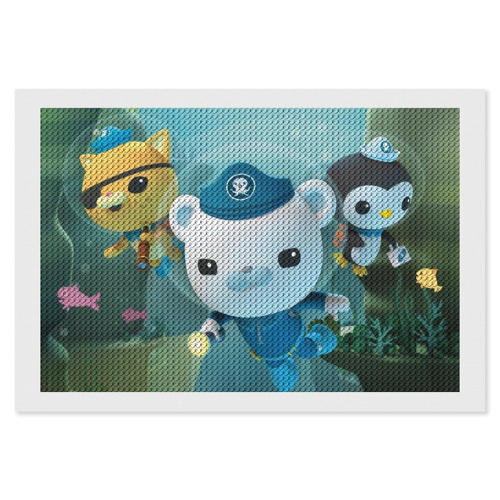 Octonauts Diamond Art Painting for Adult, DIY Full Round 5D Diamond ...