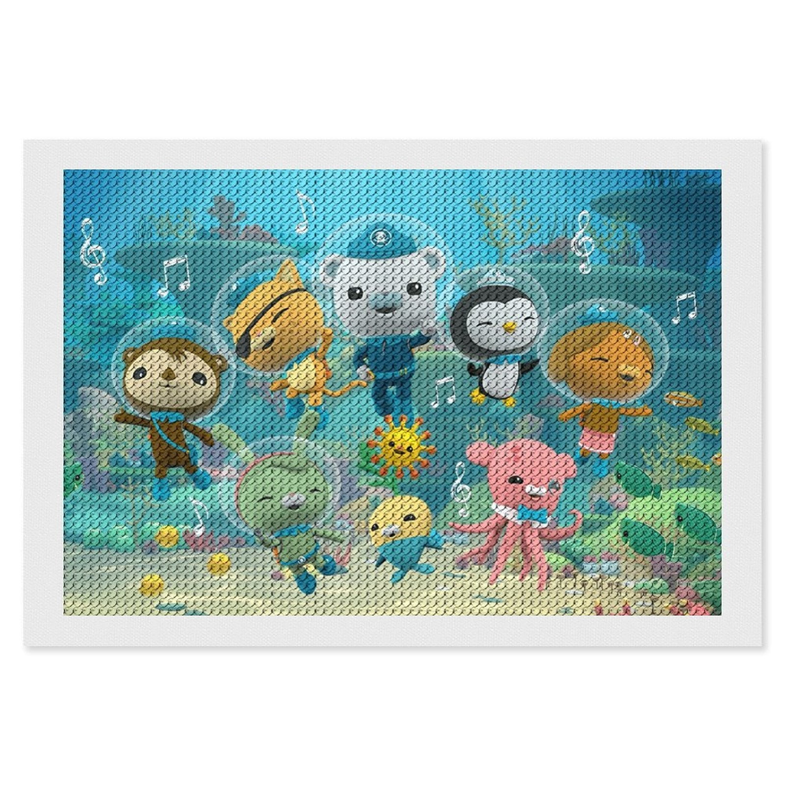 Octonauts Diamond Art Painting for Adult, DIY Full Round 5D Diamond ...