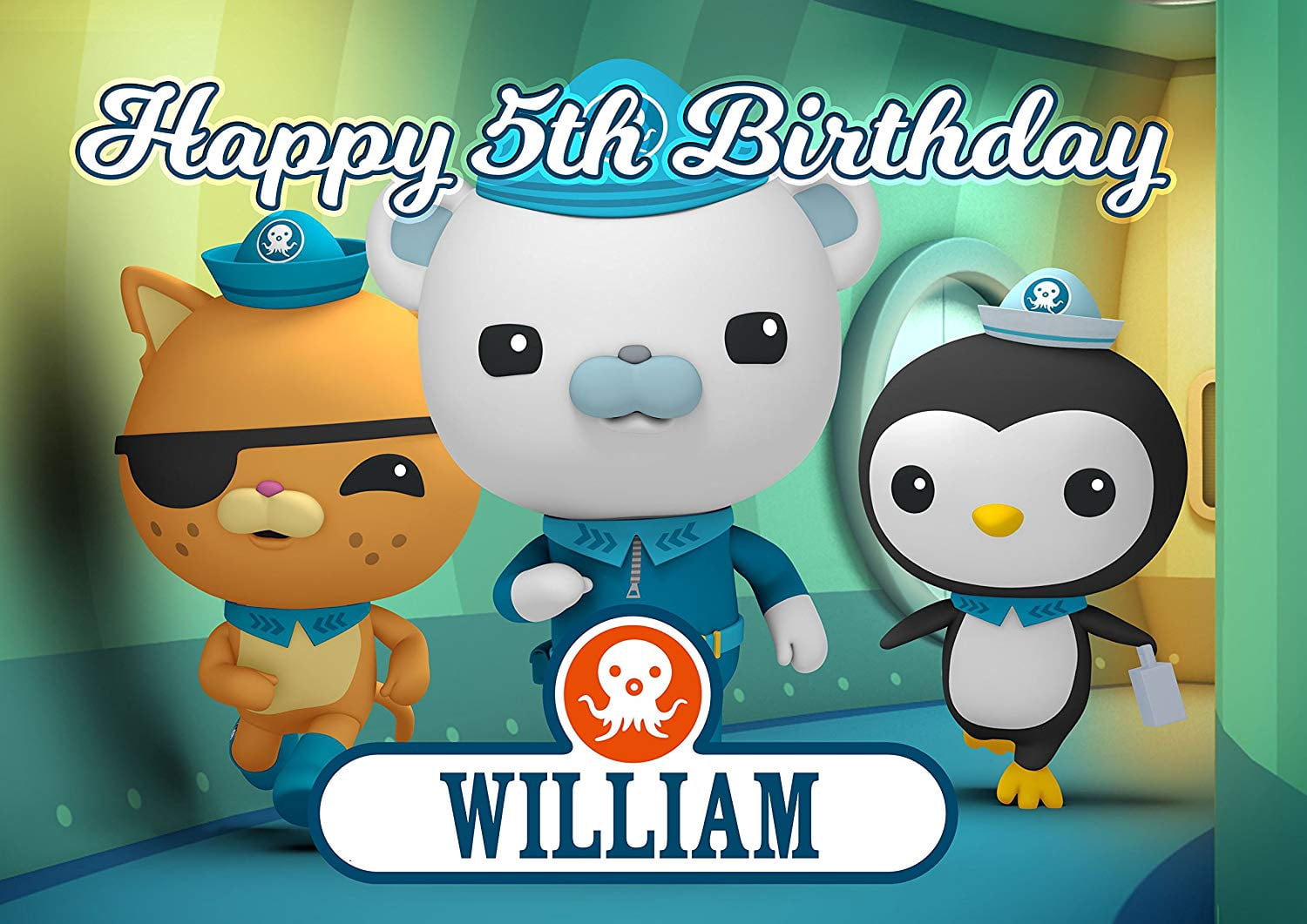Octonauts Disney Junior - Edible Cake Topper - 11.7 x 17.5 Inches 1/2 ...