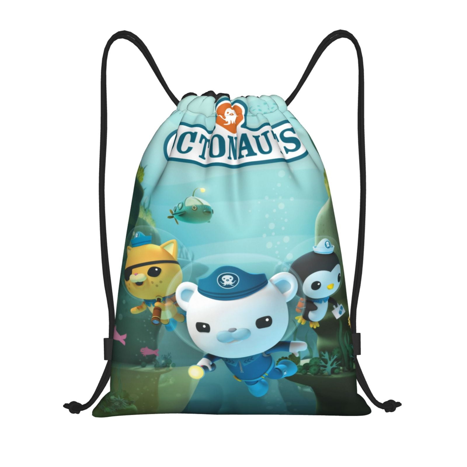 Octonauts Drawstring Backpack Sports Gym Sackpack Water Resistant ...