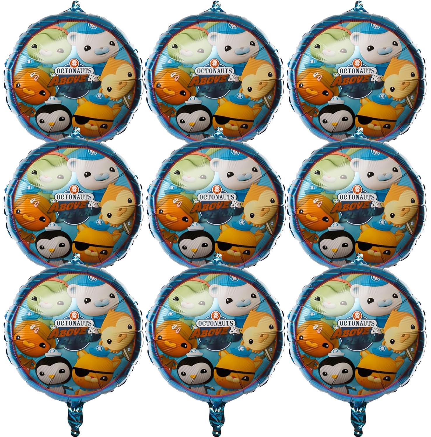 Octonauts Foil Balloon Set: OIF8 Pack of 5 Shimmering Balloons ...