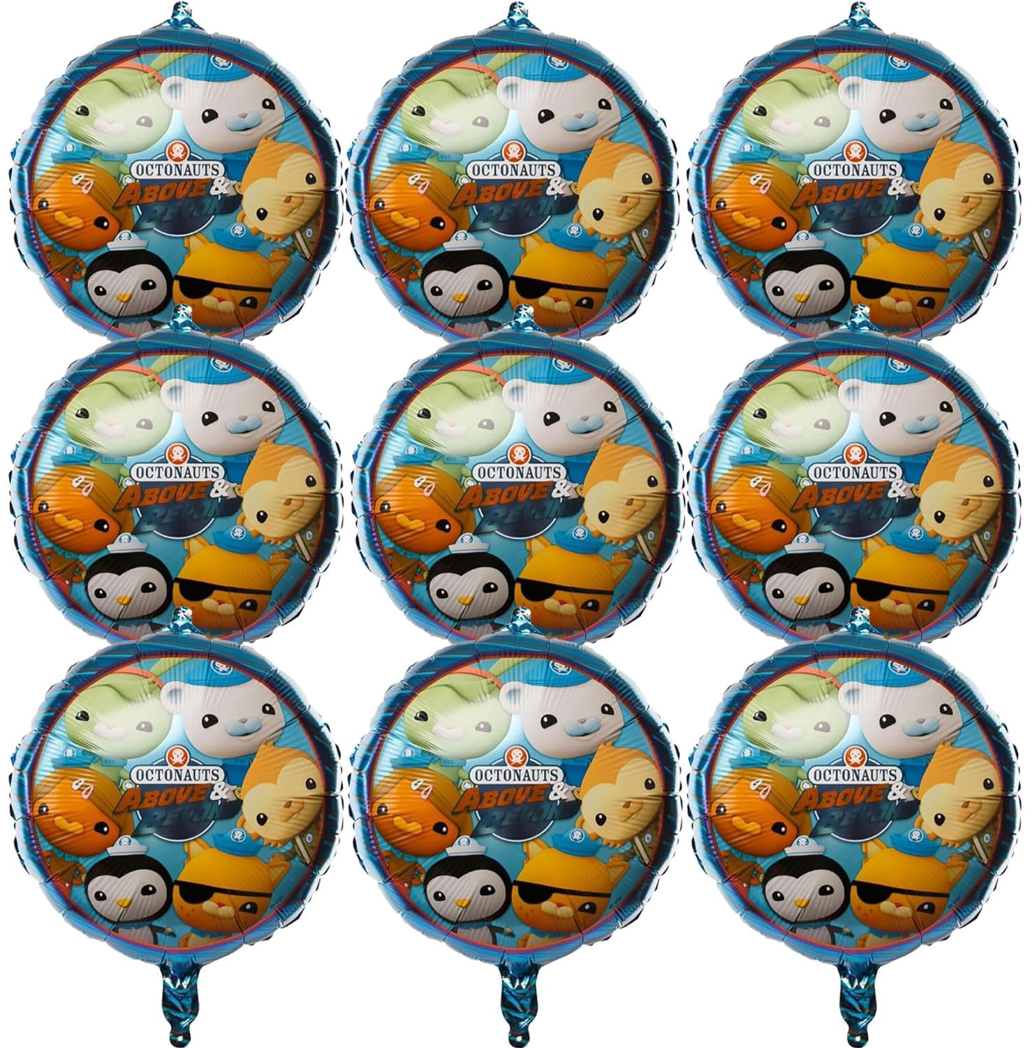 Octonauts Foil Balloon Set: Pack of 5 Shimmering Balloons - Perfect for ...