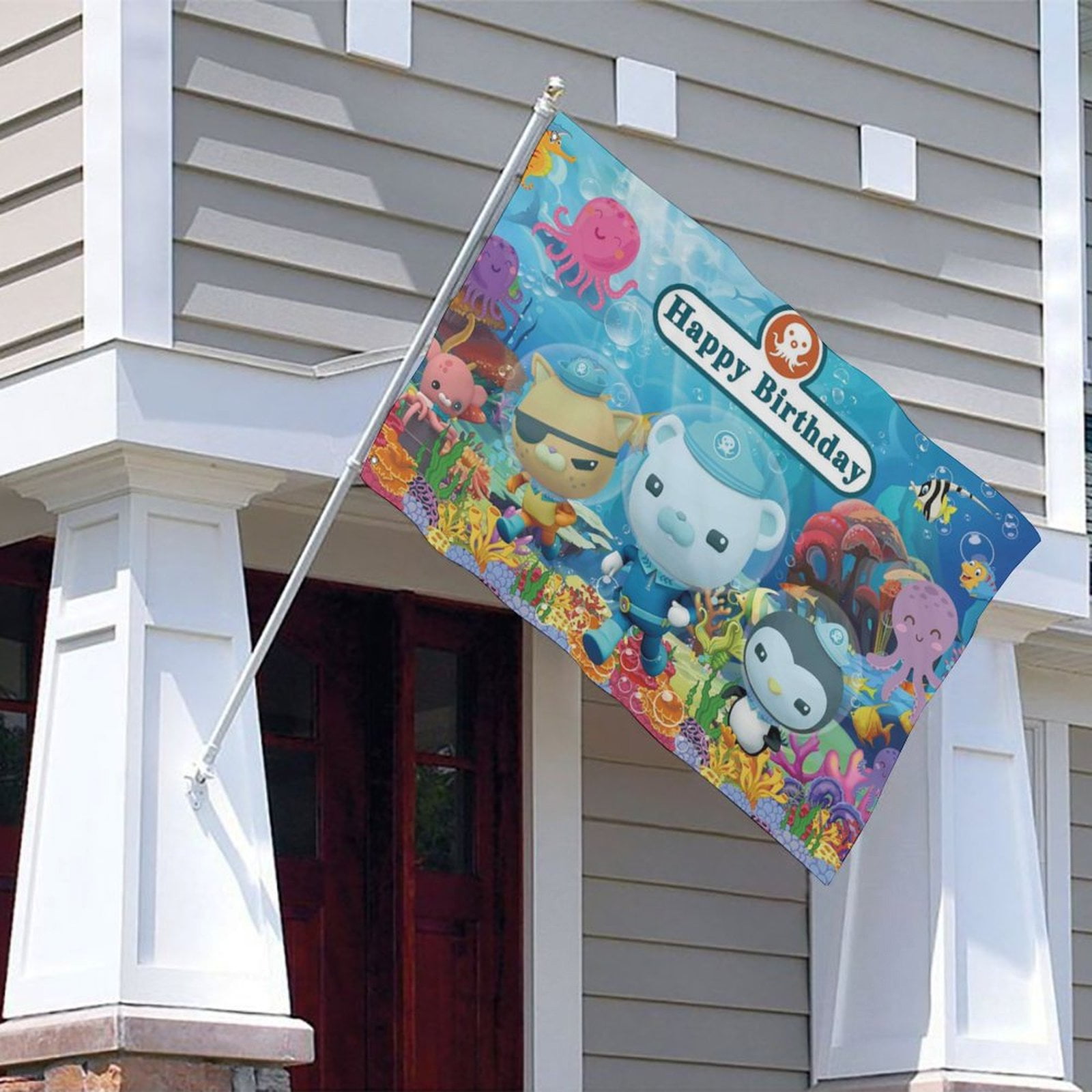 Octonauts Garden Banner - Double-Sided House Outdoor Flag for Yard And ...