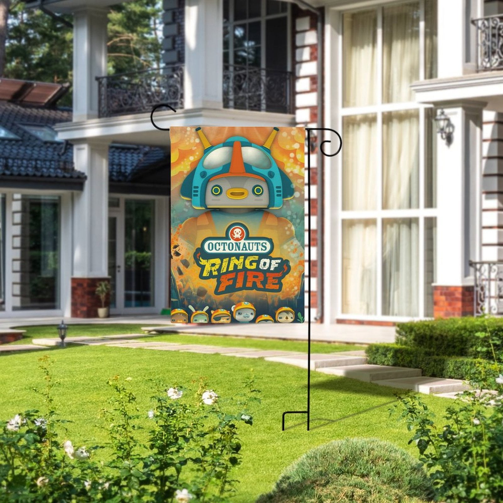 Octonauts Garden Banner - Double-Sided House Outdoor Flag for Yard And ...