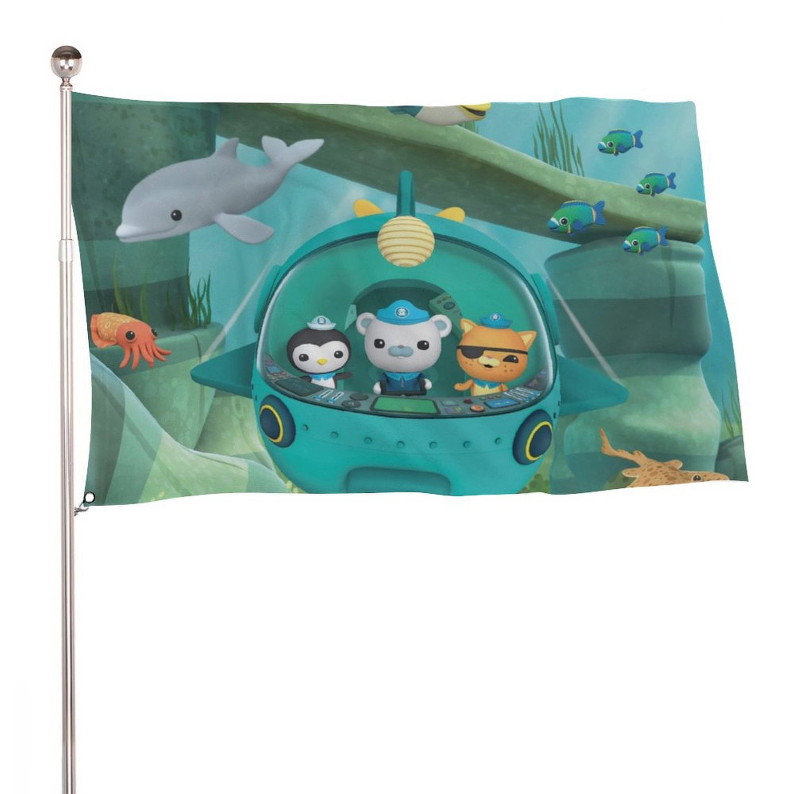 Octonauts Garden Banner - Double-Sided House Outdoor Flag for Yard And ...