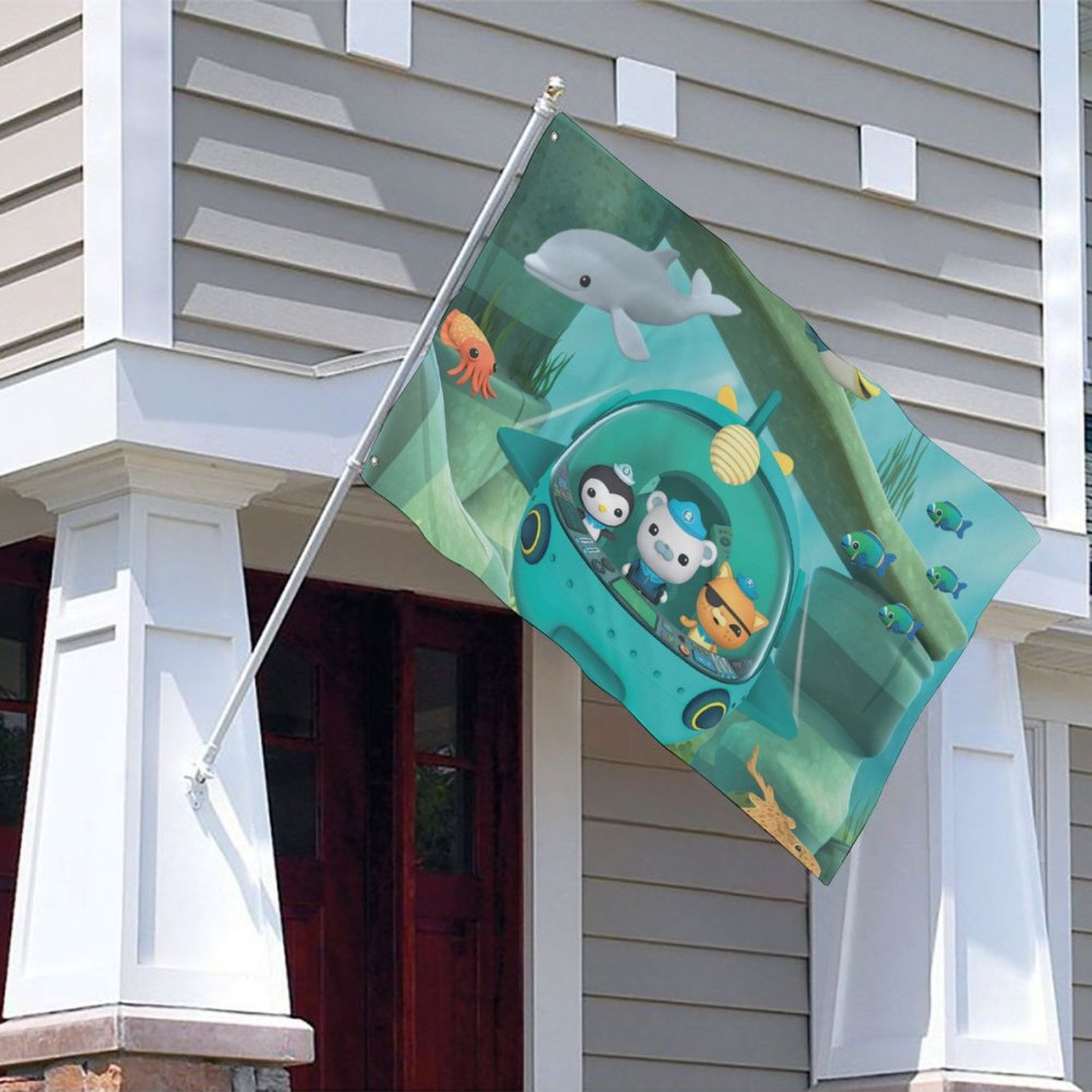 Octonauts Garden Banner - Double-Sided House Outdoor Flag for Yard And ...