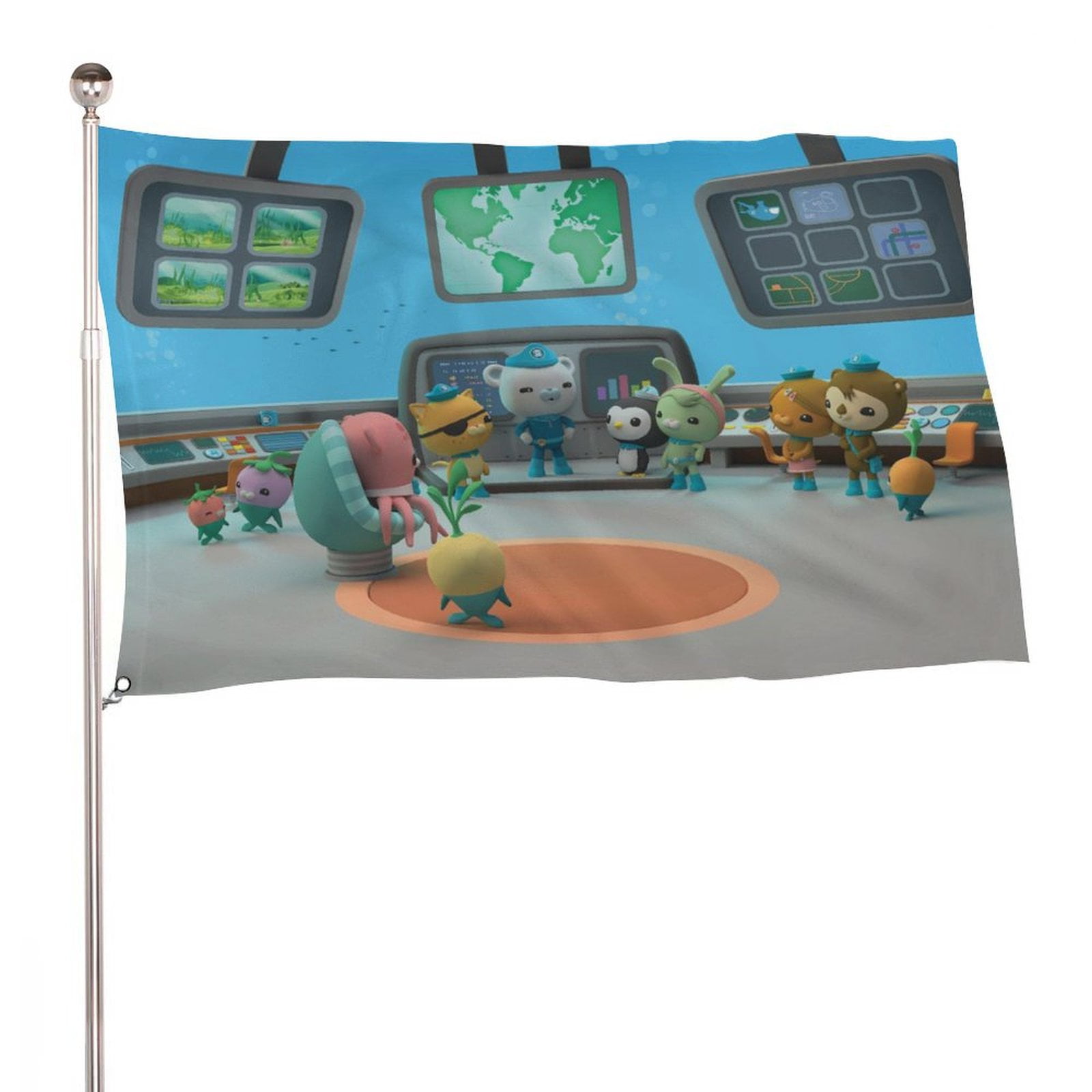 Octonauts Garden Banner - Double-Sided House Outdoor Flag for Yard And ...