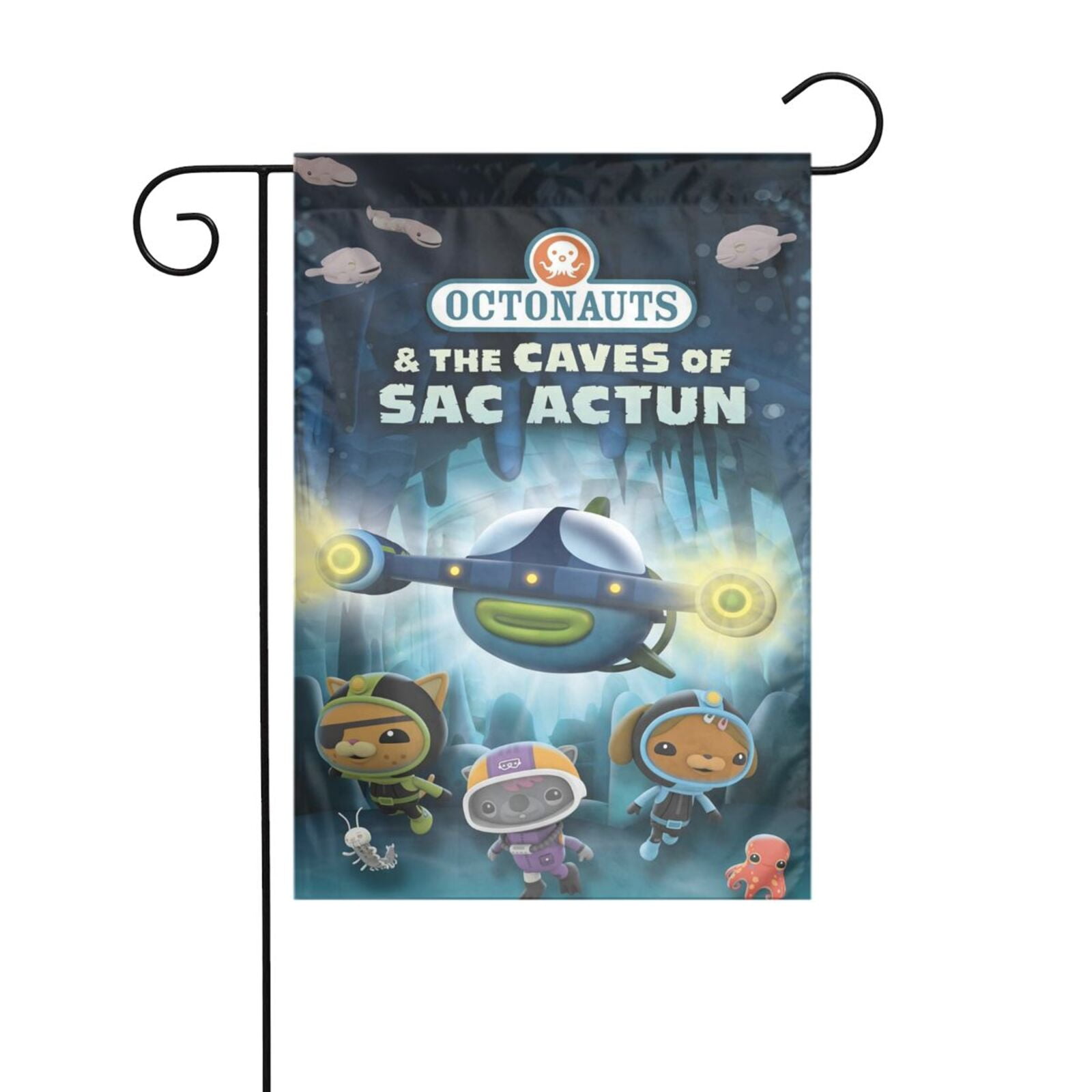 Octonauts Garden Flag Vertical Double Sided Rustic Farmland Yard Lawn ...
