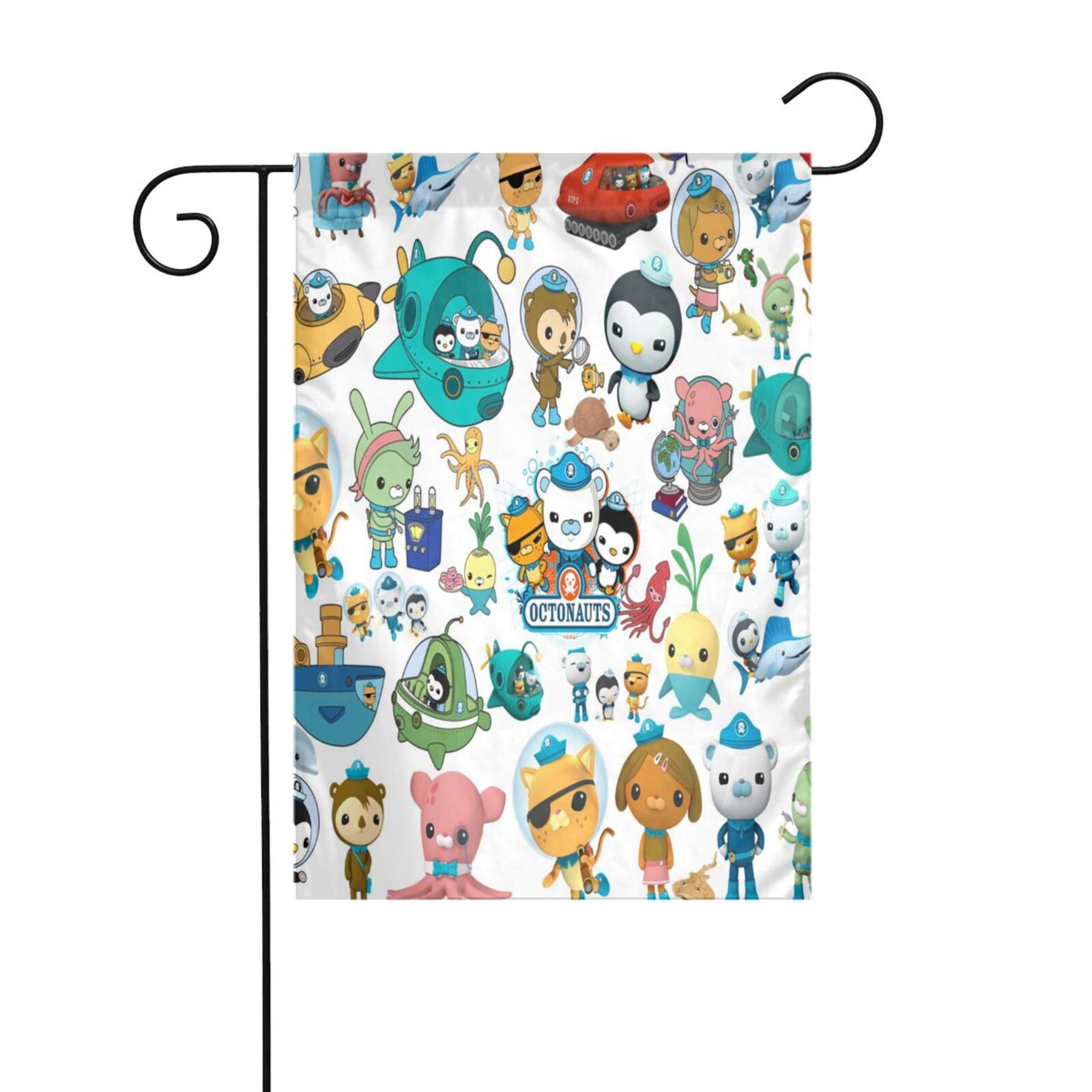 Octonauts Garden Flag Vertical Double Sided Rustic Farmland Yard Lawn ...