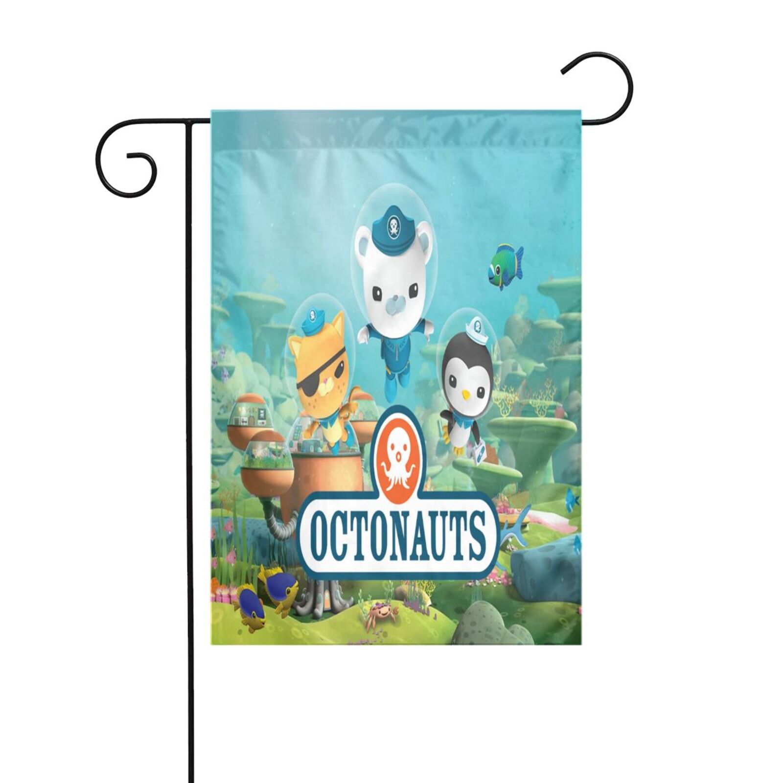 Octonauts Garden Flag Vertical Double Sided Rustic Farmland Yard Lawn ...